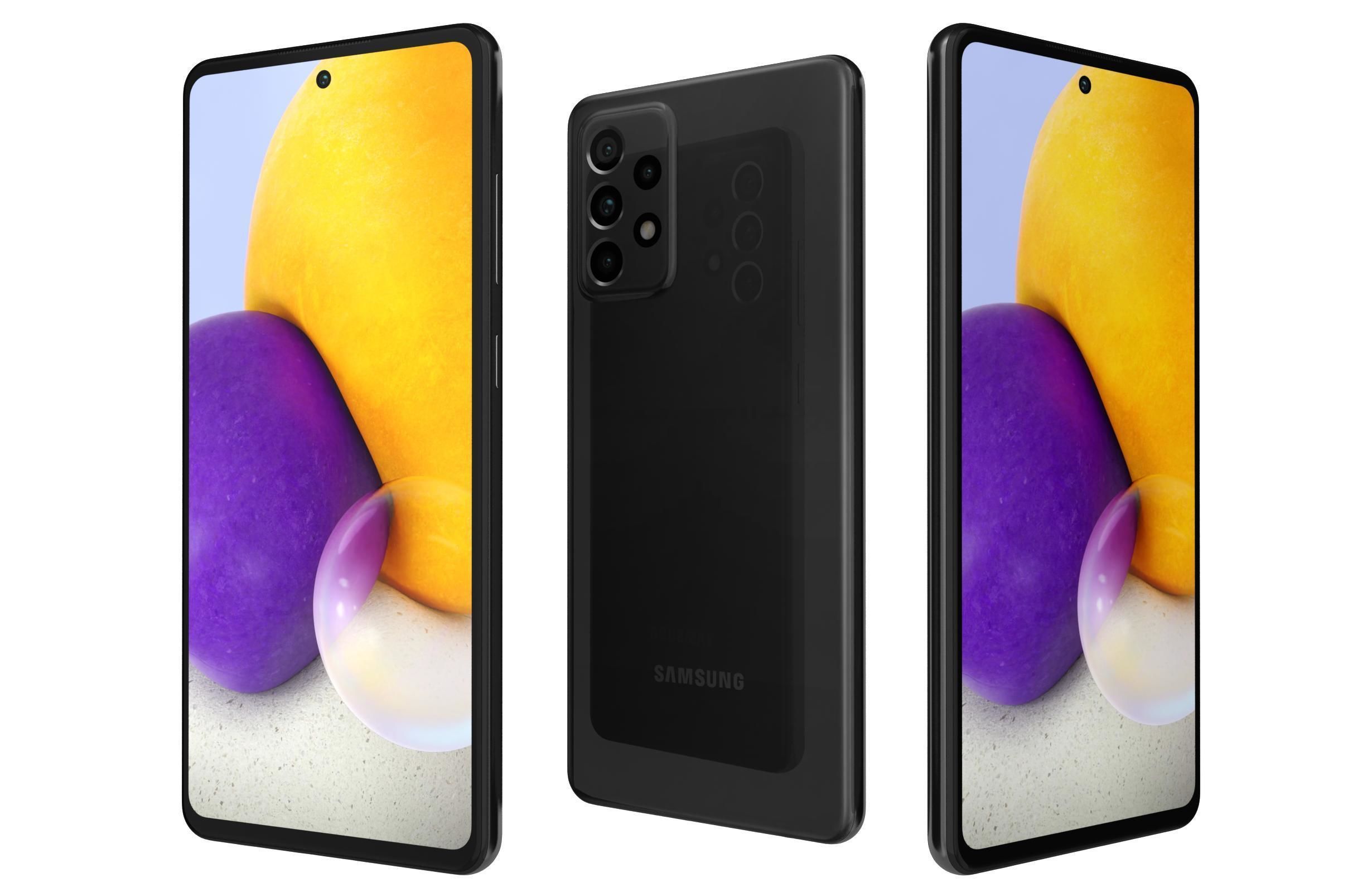 Samsung Galaxy A72 All Colors 3D model | CGTrader