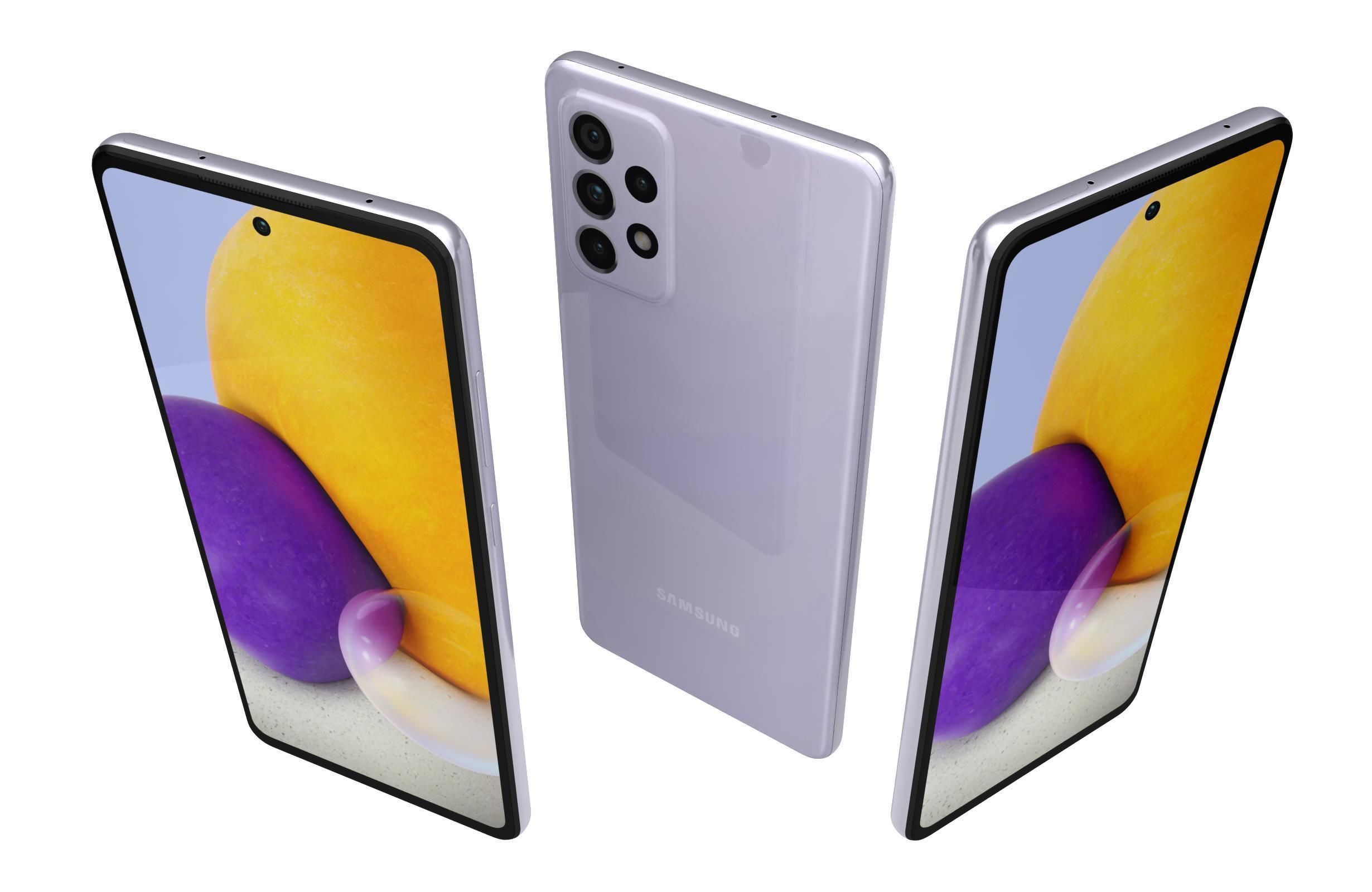 Samsung Galaxy A72 All Colors 3D model | CGTrader