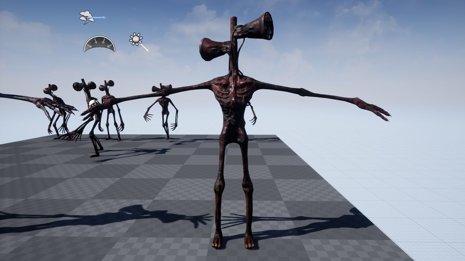 3D model Siren Head VR / AR / low-poly rigged animated | CGTrader