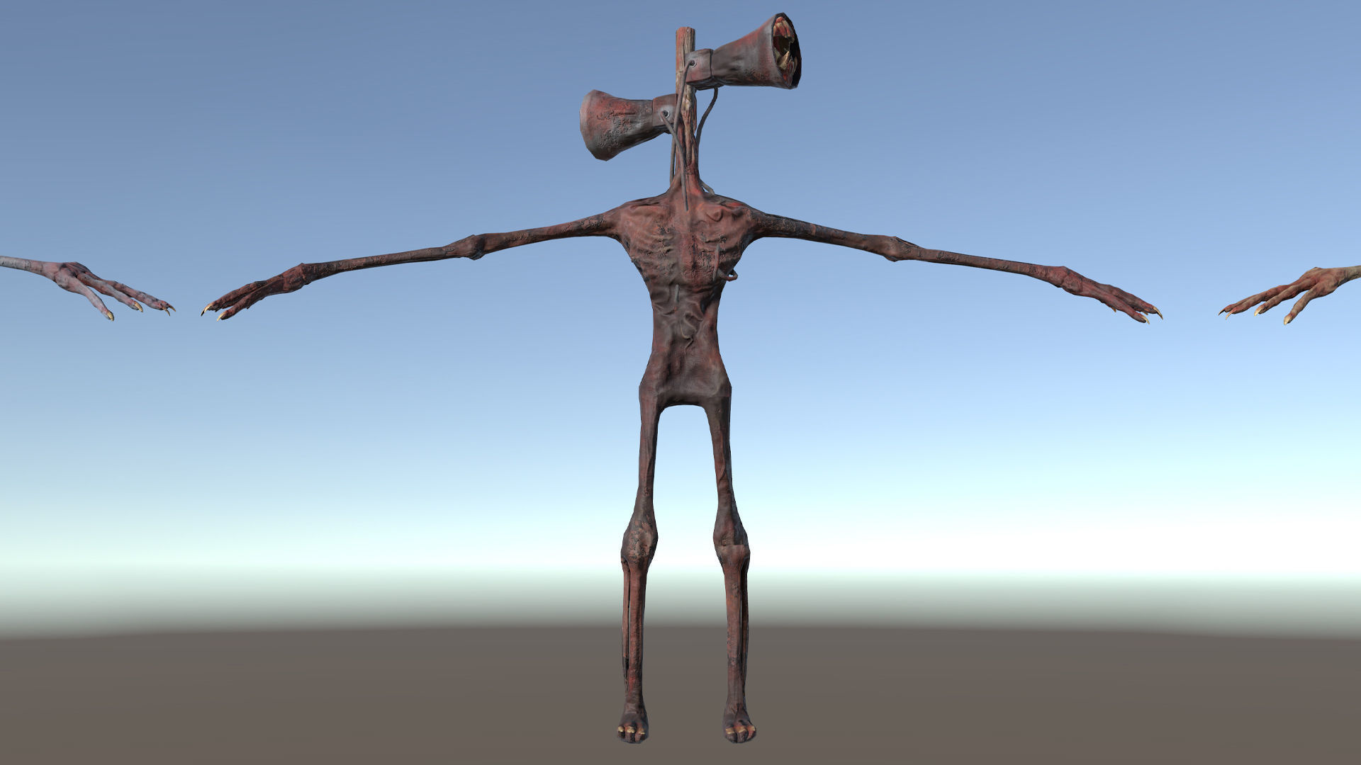 3D model Siren Head VR / AR / low-poly rigged animated | CGTrader