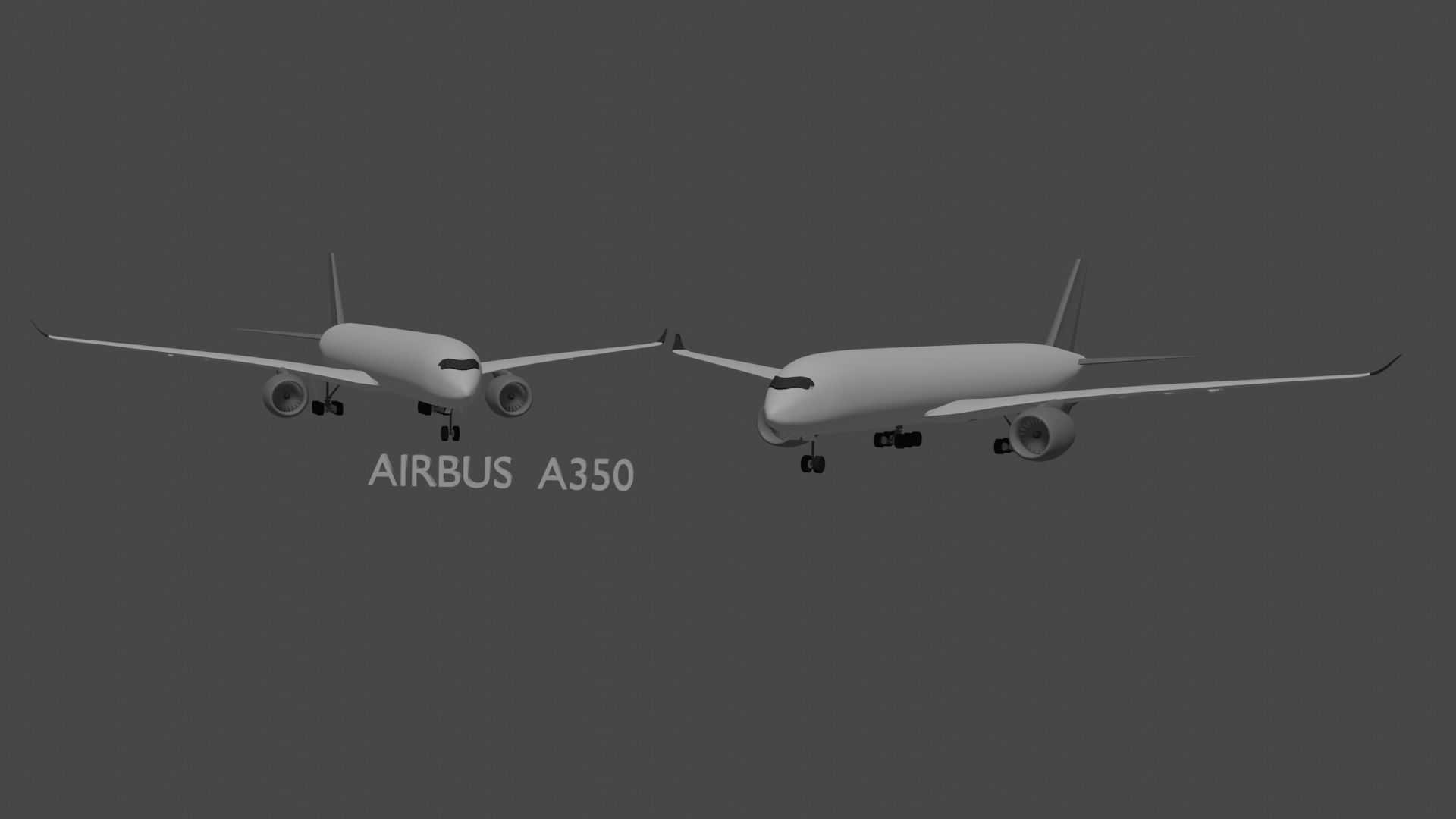 Airbus A350 free VR / AR / low-poly 3D model | CGTrader