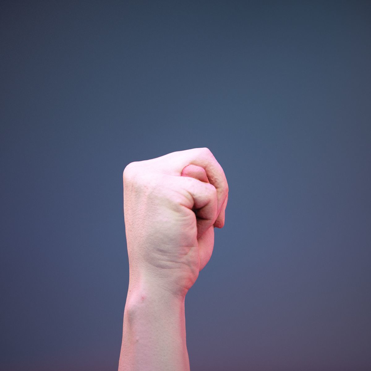 3D model Finger Alphabet M VR / AR / low-poly | CGTrader
