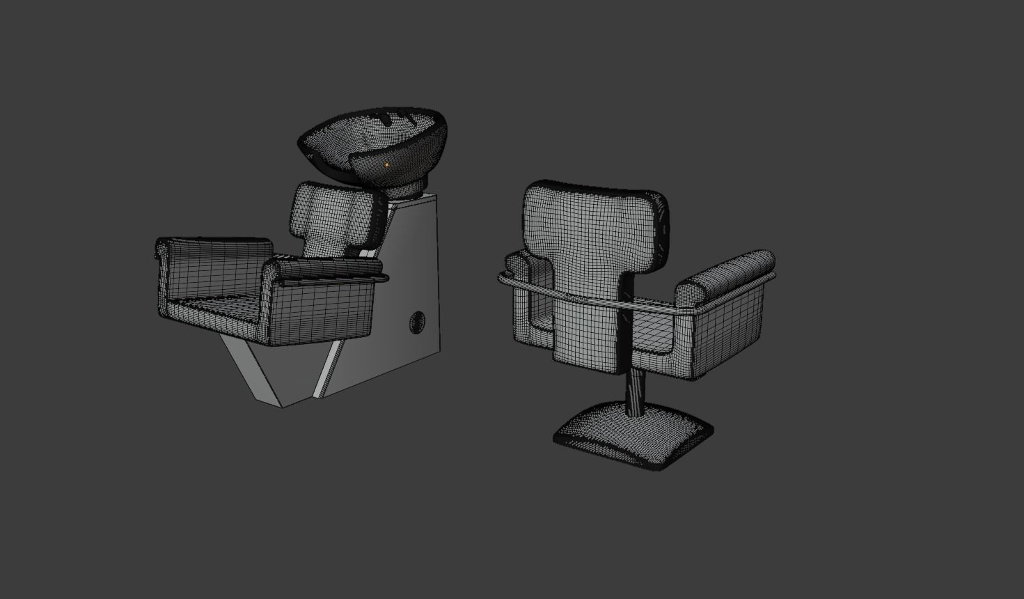 Beauty salon chair 3D model | CGTrader