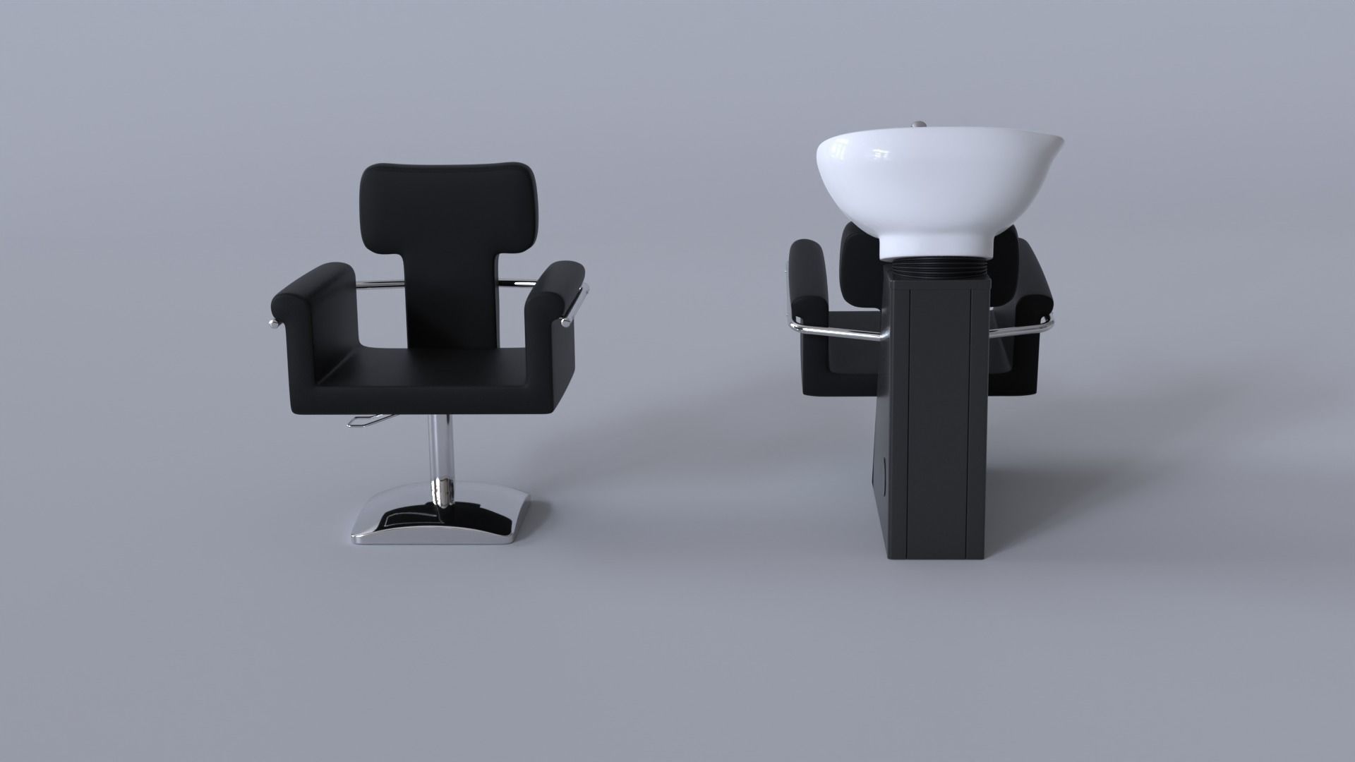 Beauty salon chair 3D model | CGTrader