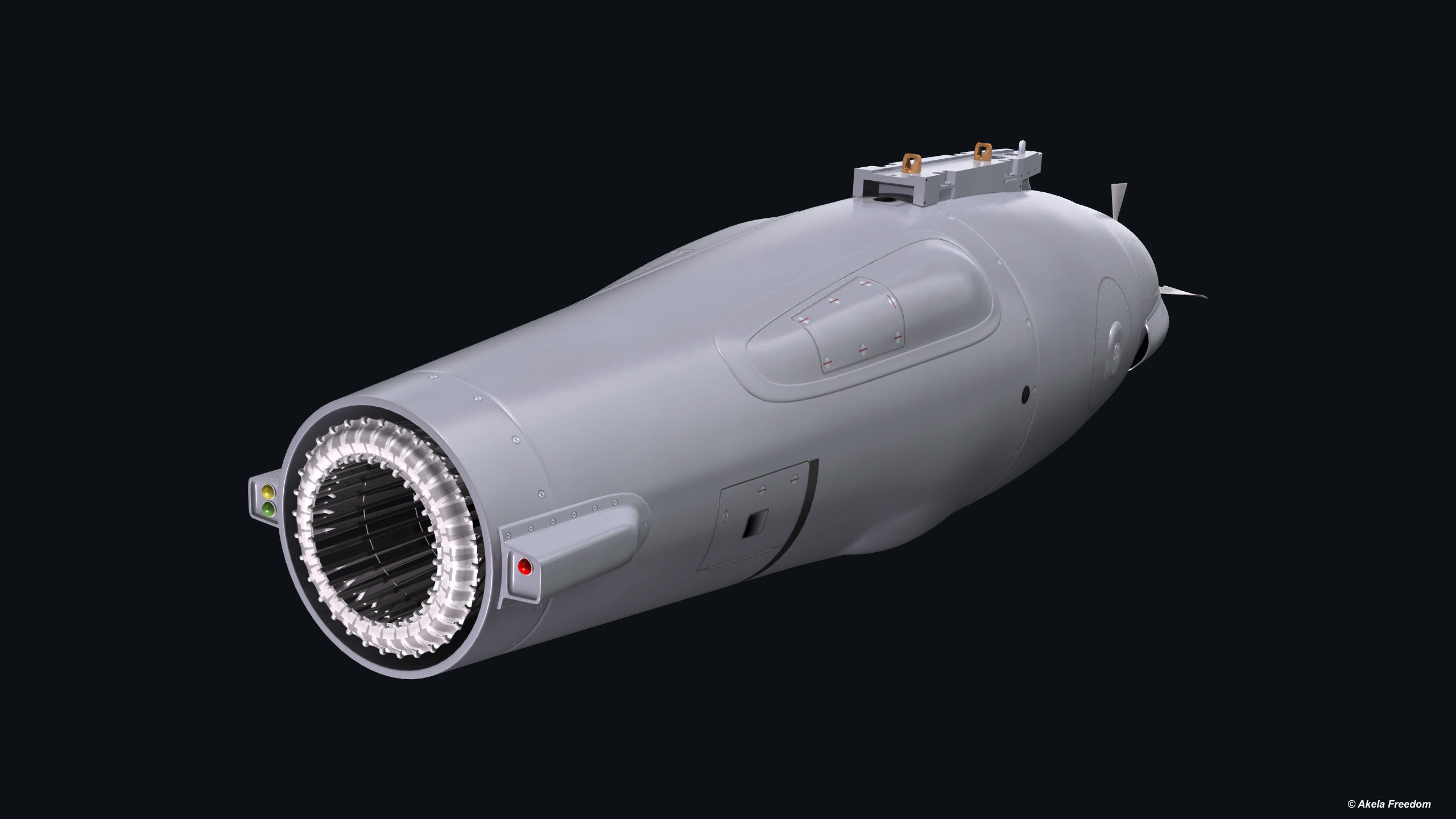 Refueling Pod 3D model animated | CGTrader