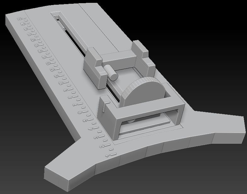 Felt hat brim cutter 3D model 3D printable | CGTrader