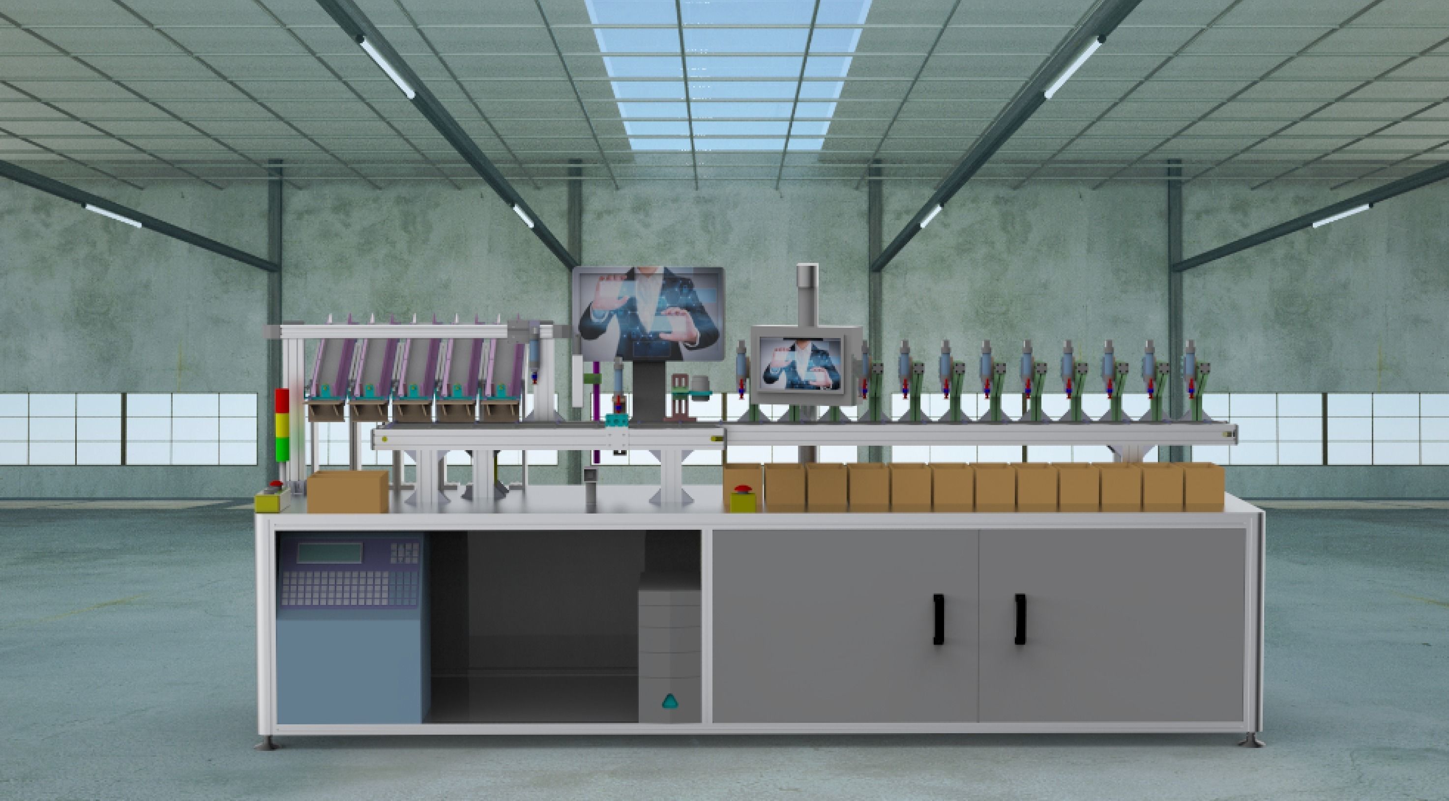 Sorting machine 3D model | CGTrader