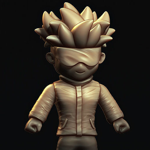 Gojou Satoru JUJUTSU KAISEN Chibi 3D model 3D printable | CGTrader