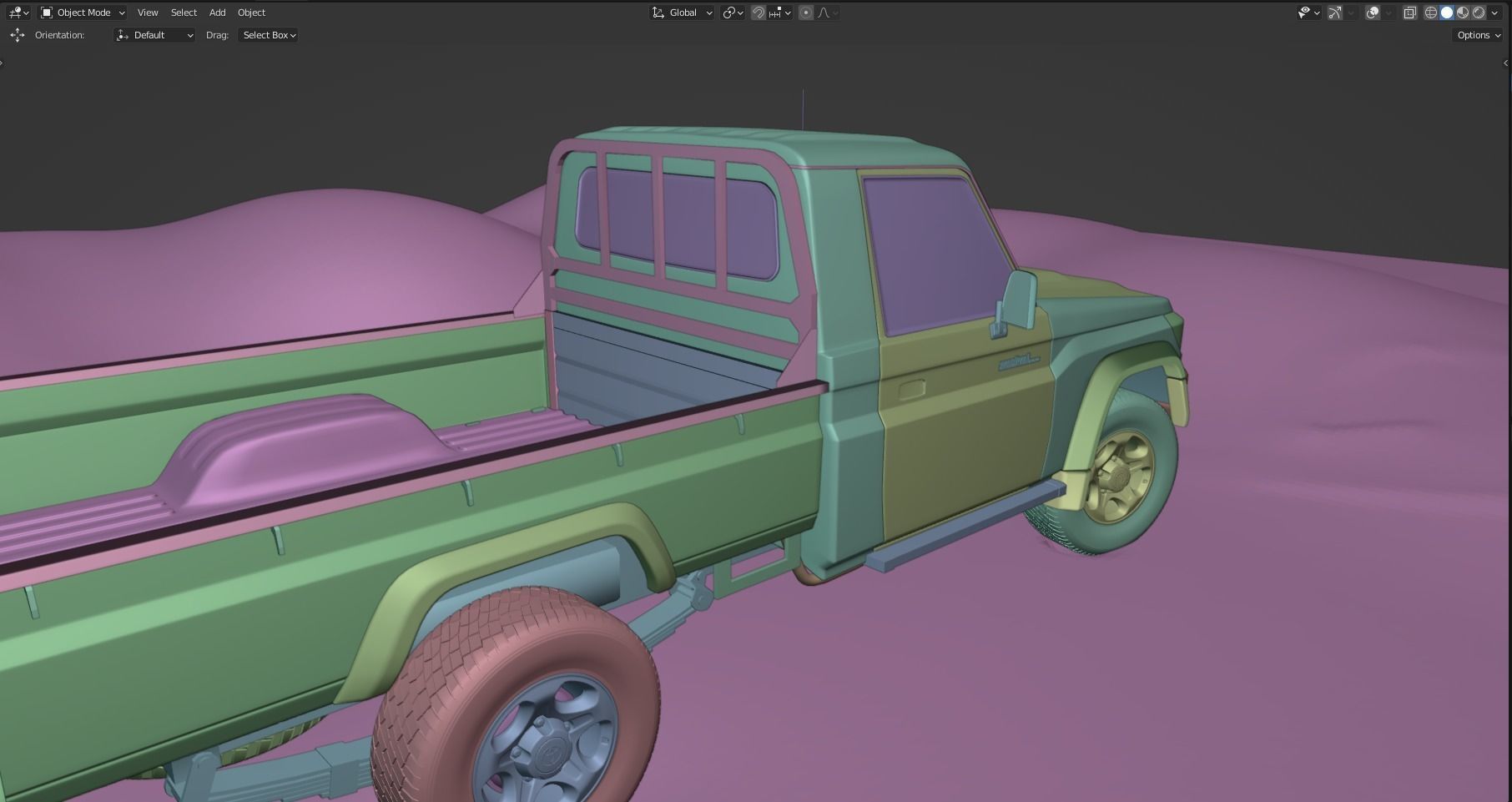 Military Cruiser Truck PBR Textures 3D model | CGTrader