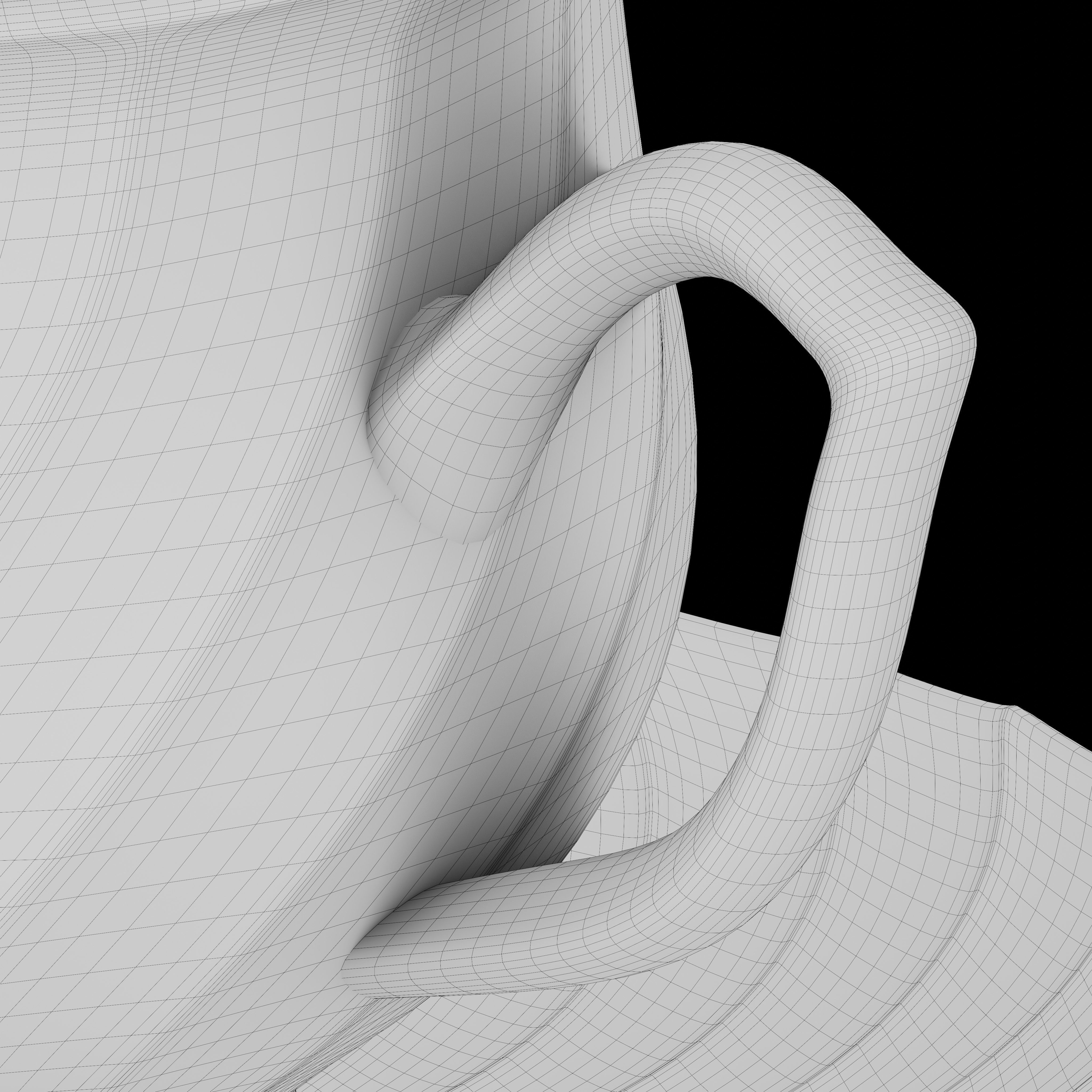 Twisted coffee cup 3D model | CGTrader
