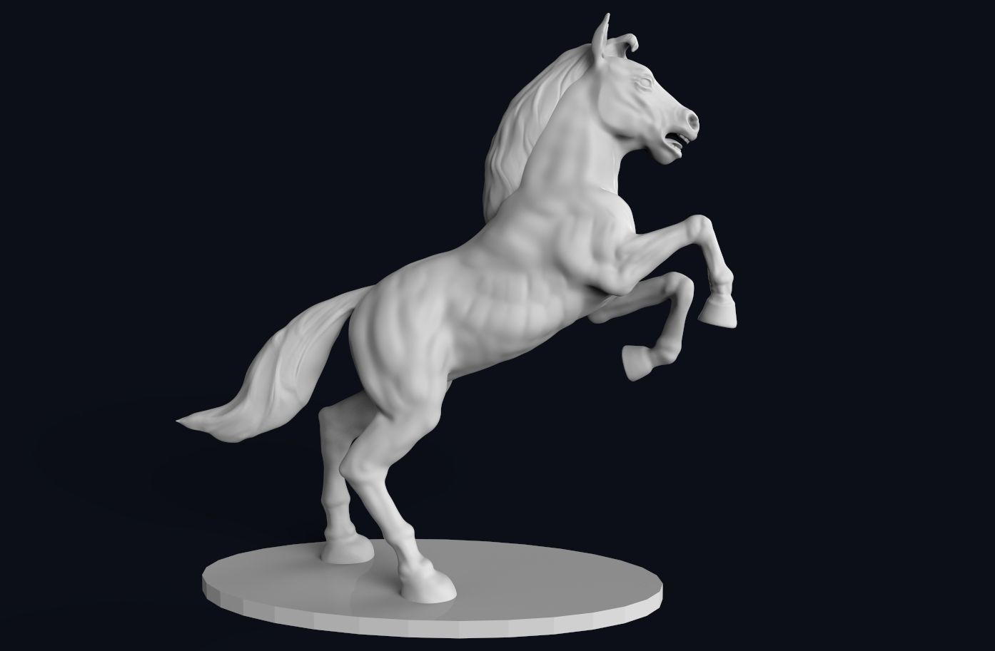 3D model Horse 3D print model VR / AR / low-poly | CGTrader