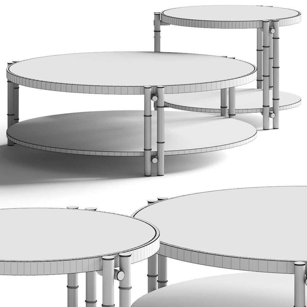 Malerba My Story Coffee and Side Tables 3D model | CGTrader