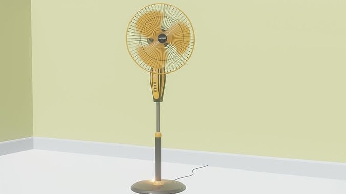 High Speed Fan 3D model animated rigged | CGTrader