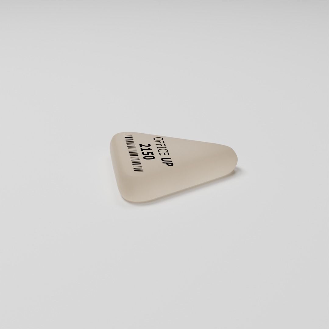 Triangle eraser 3D model | CGTrader