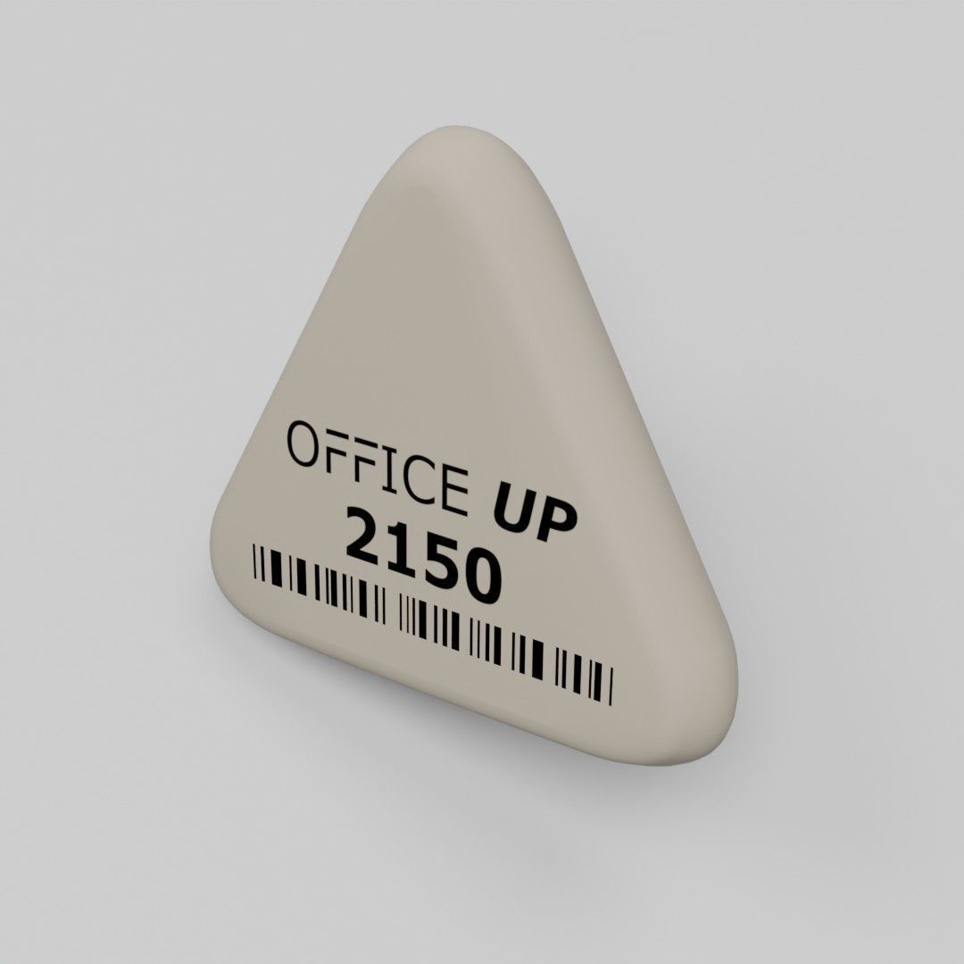 Triangle eraser 3D model | CGTrader
