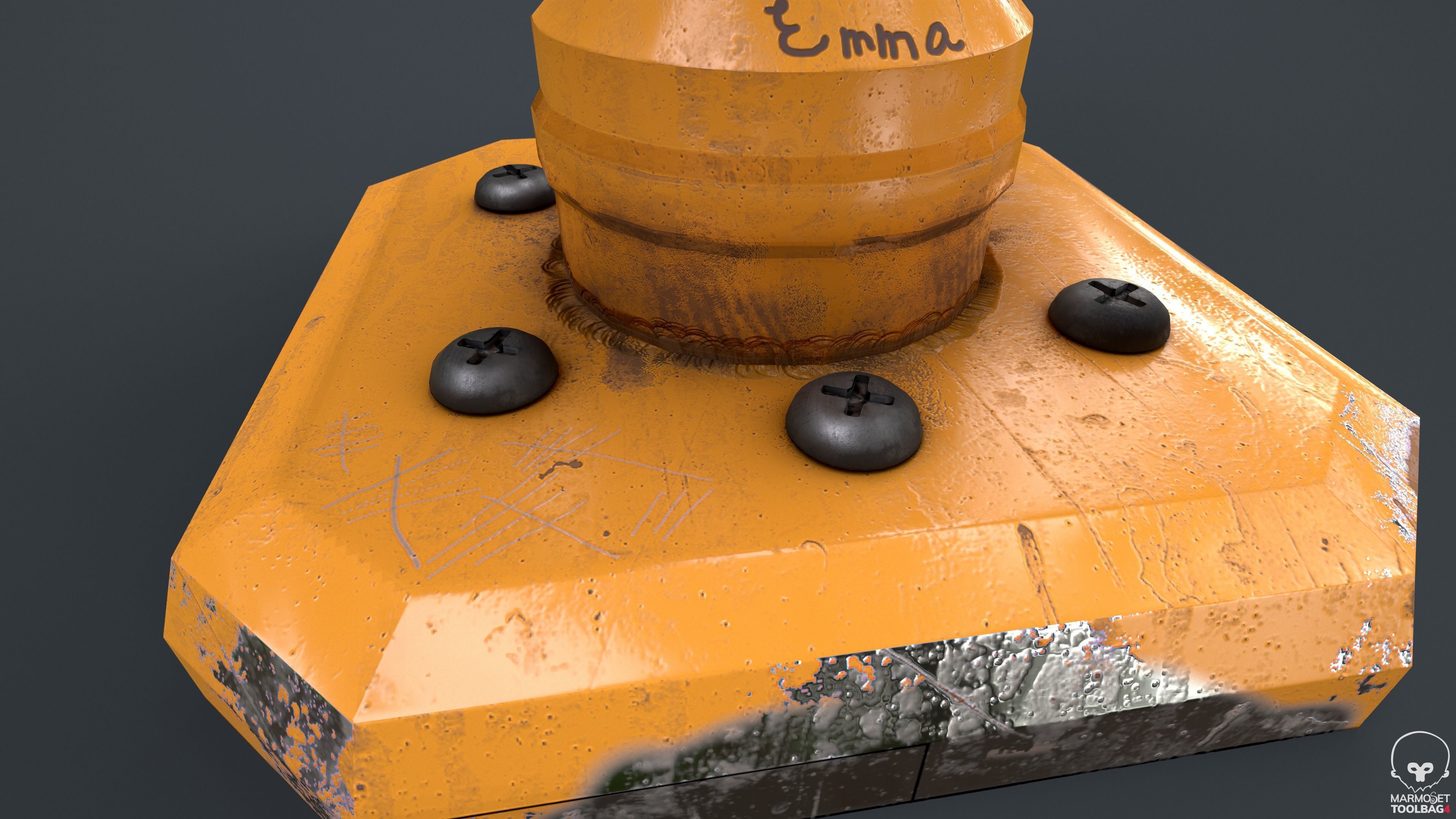 Machine gun turret free VR / AR / low-poly 3D model | CGTrader