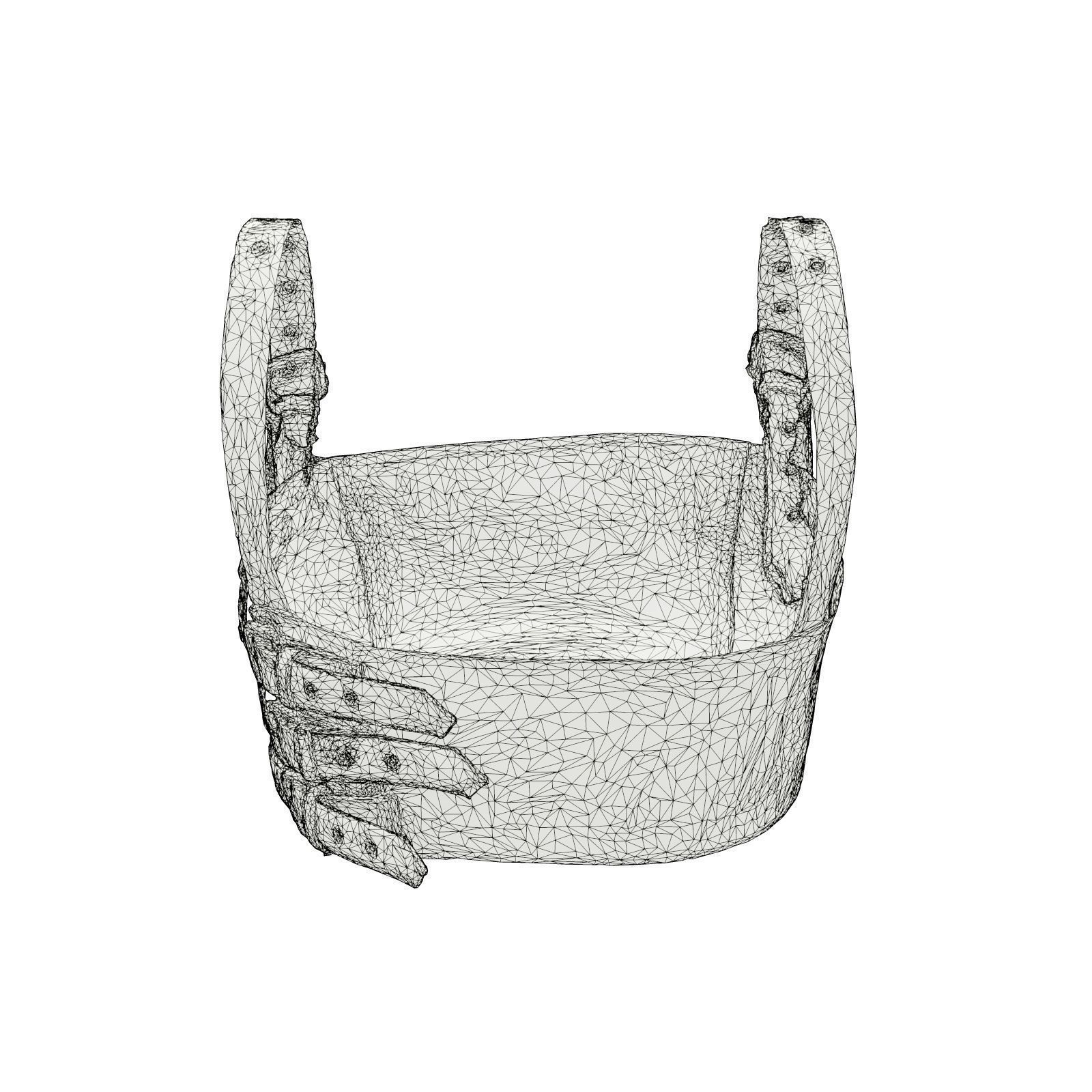 Glitter Straps Top 3D model | CGTrader