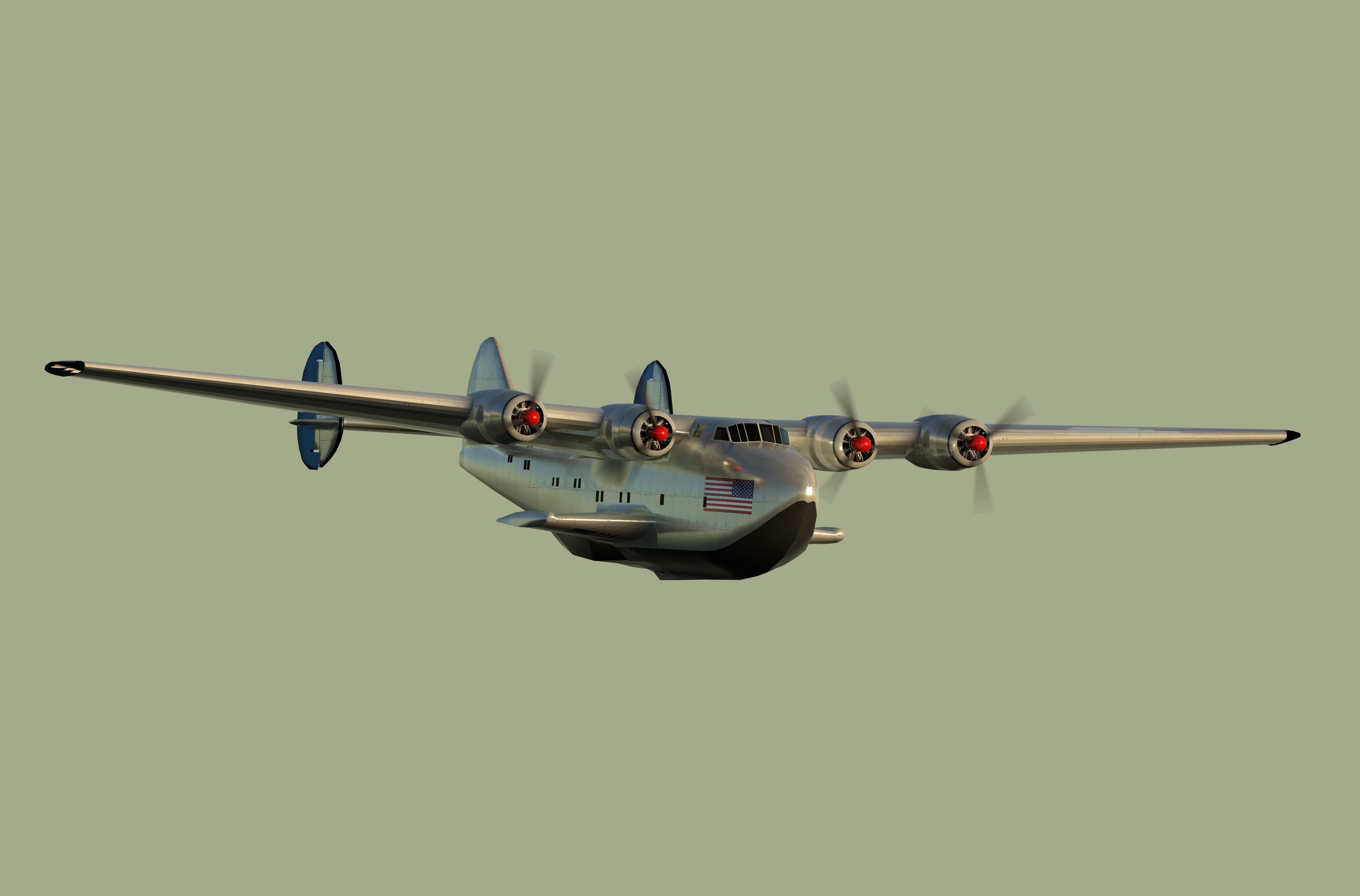 Yankee Clipper 3D model animated | CGTrader
