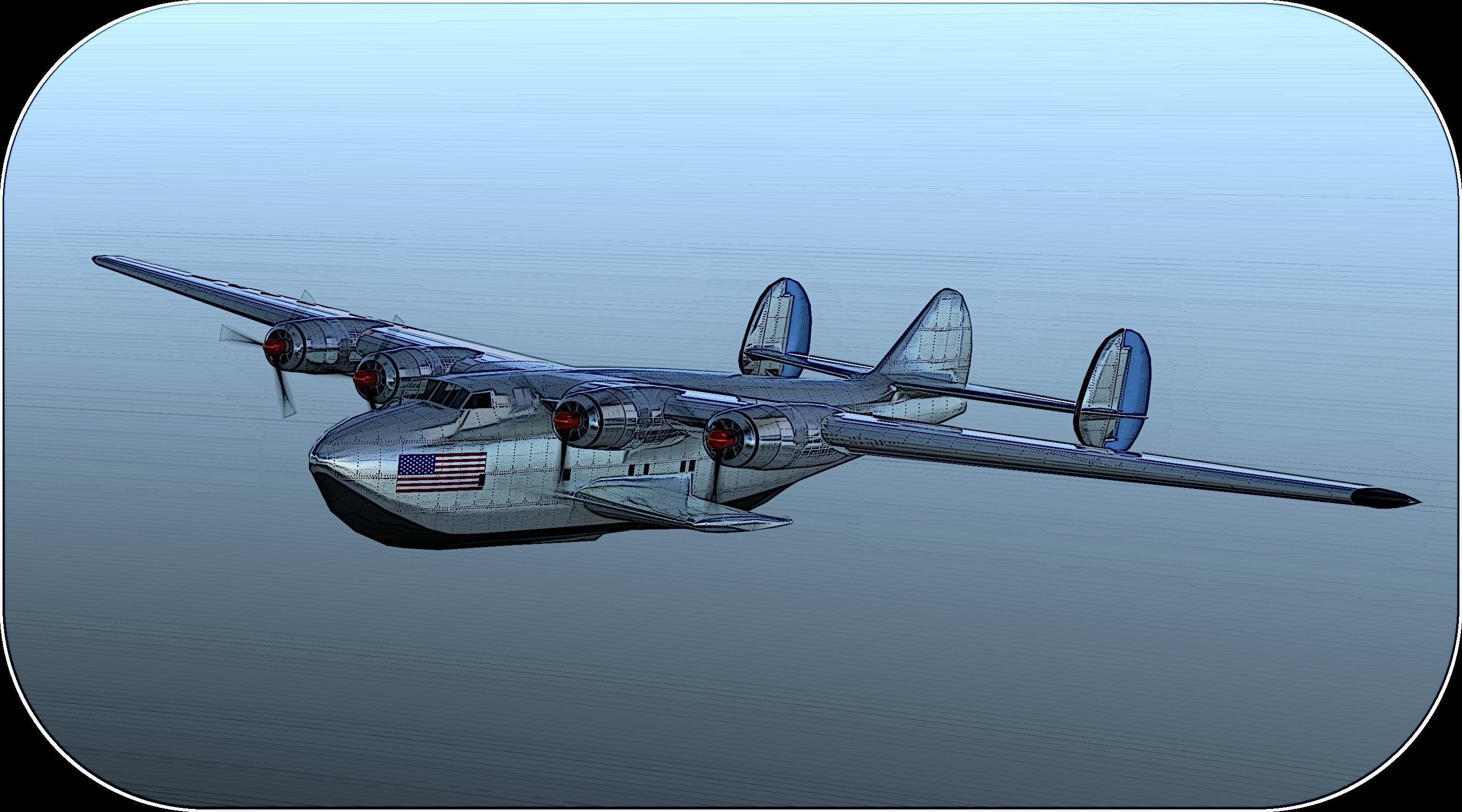 Yankee Clipper 3D model animated | CGTrader