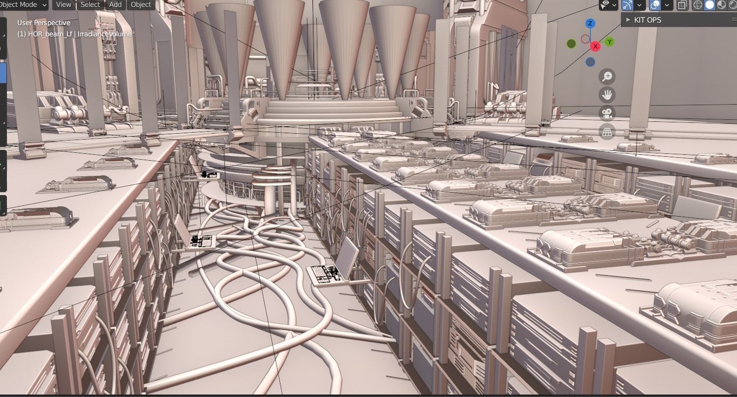 Diamond Hands GameStop Server Room - 3D Weekly 3D model | CGTrader