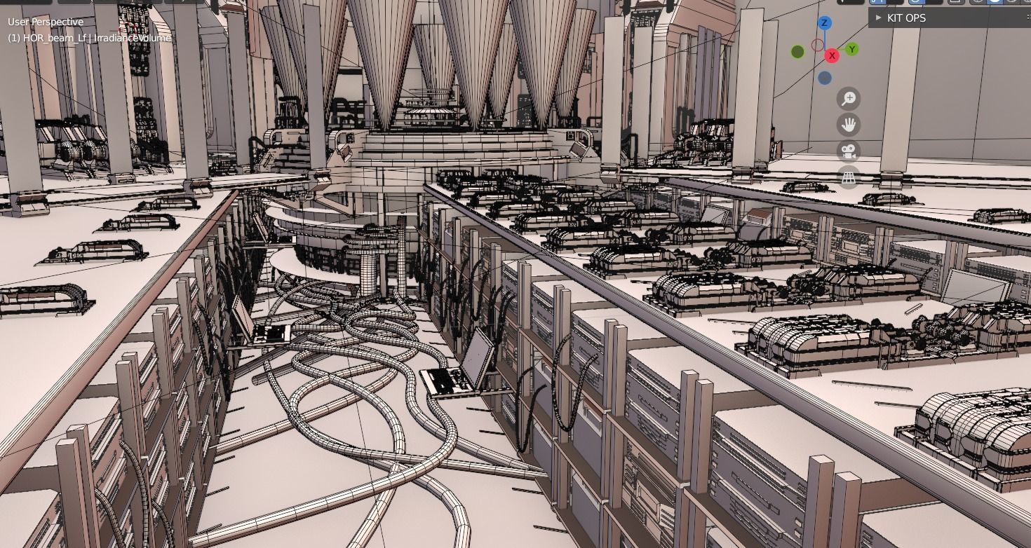 Diamond Hands GameStop Server Room - 3D Weekly 3D model | CGTrader