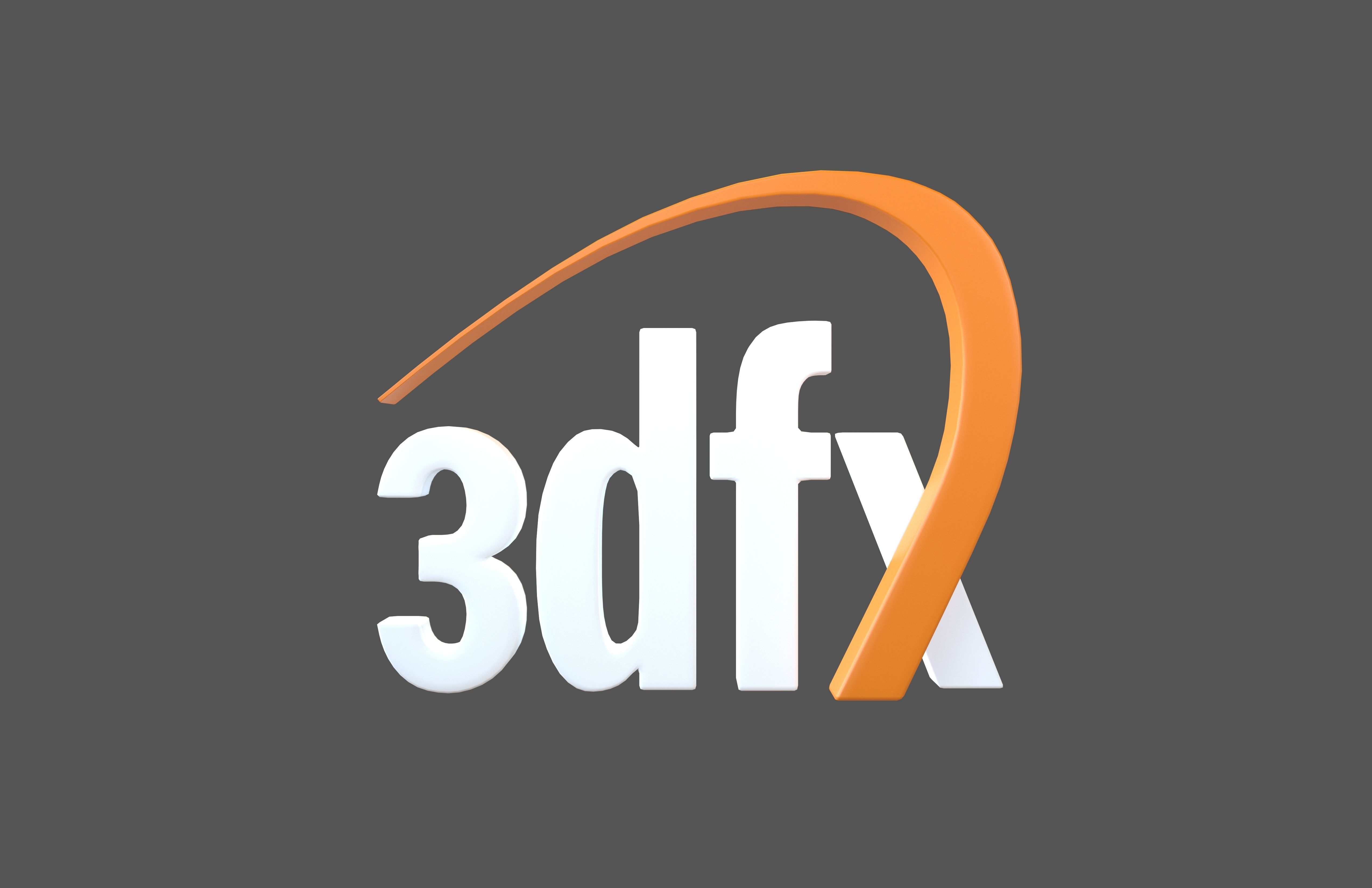 3dfx Logo v1 002 free VR / AR / low-poly 3D model | CGTrader