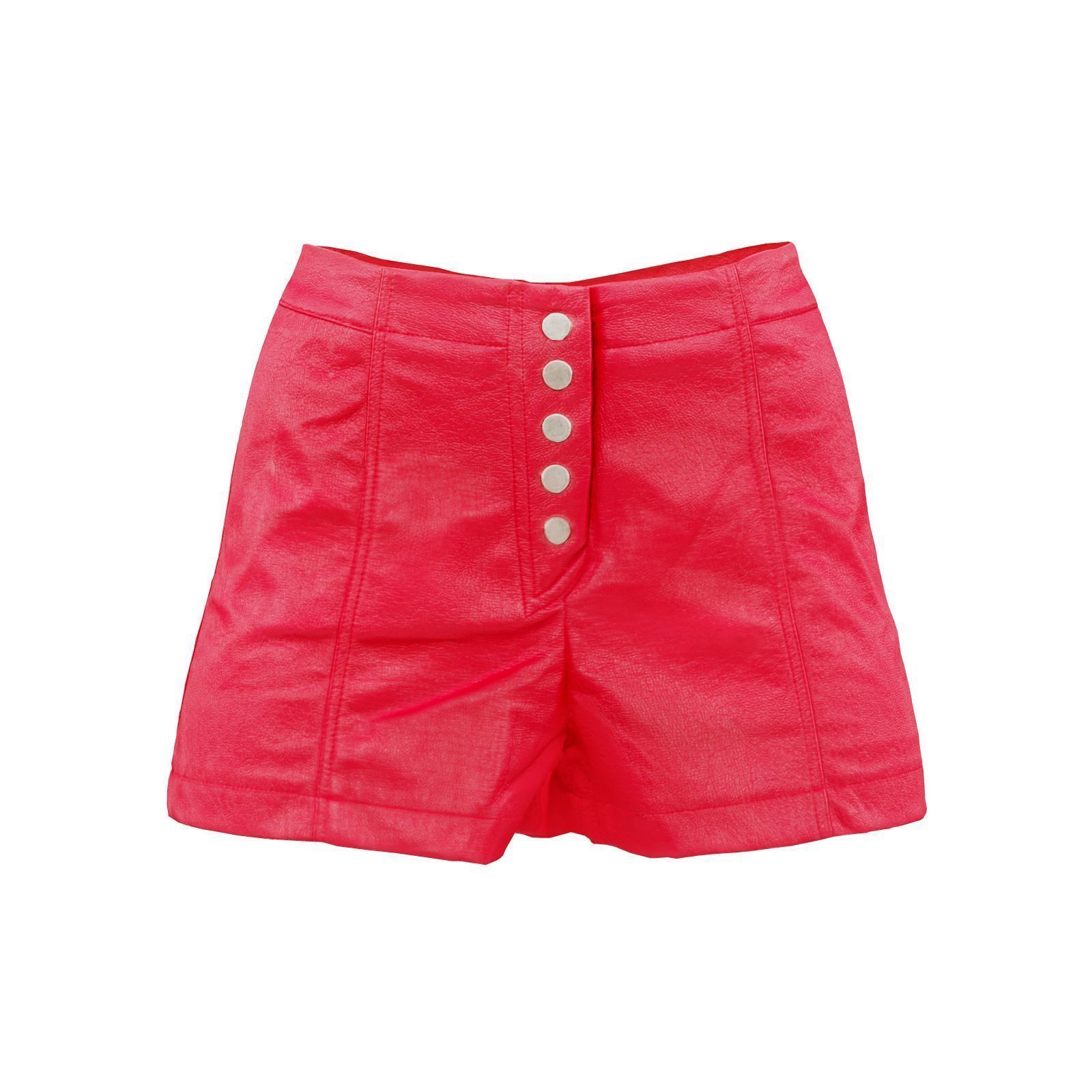 DOLLSKILL Leather Buttons Shorts 3D model | CGTrader
