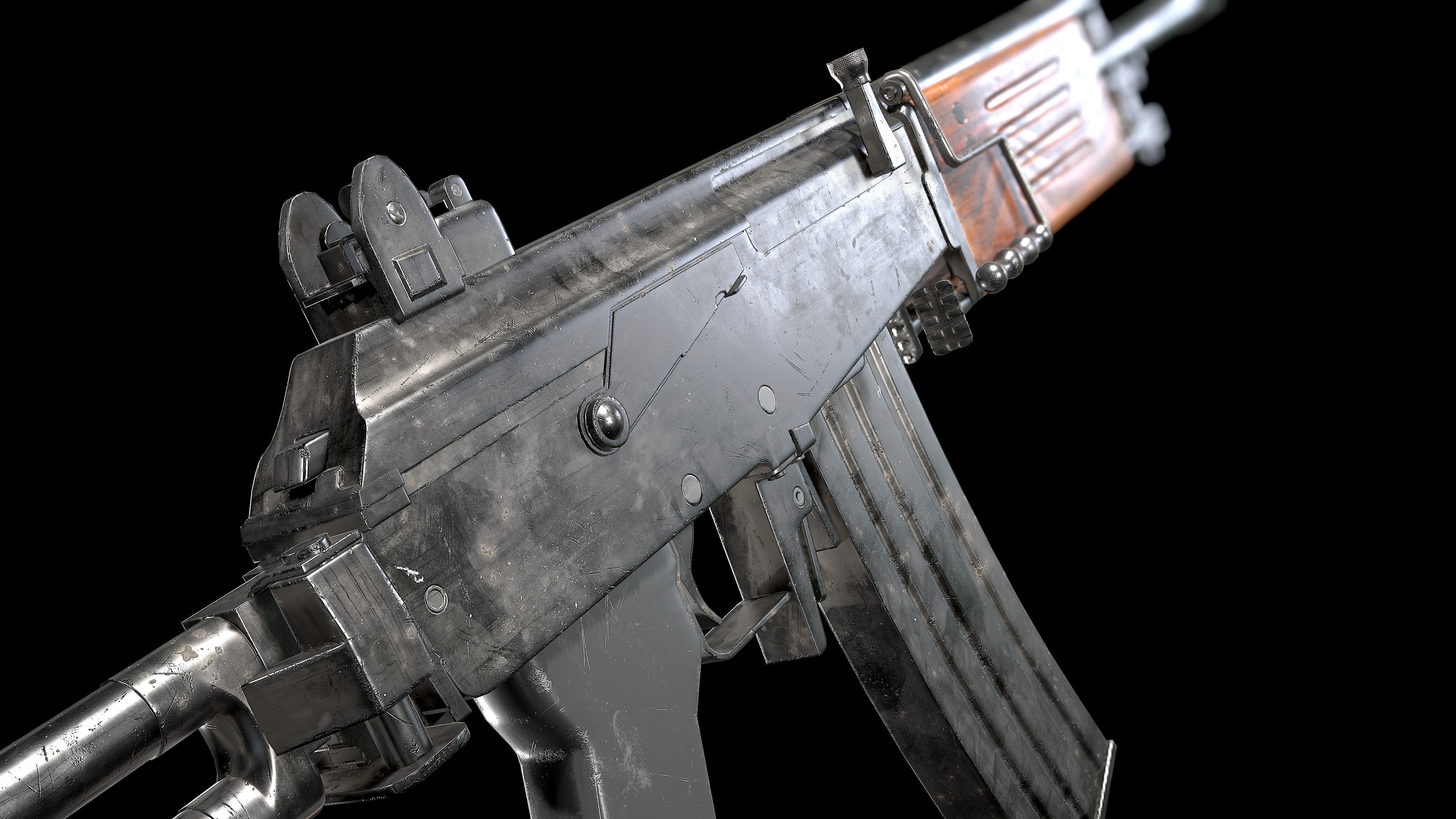 3D model Galil ARM imi lowpoly gun VR / AR / low-poly | CGTrader