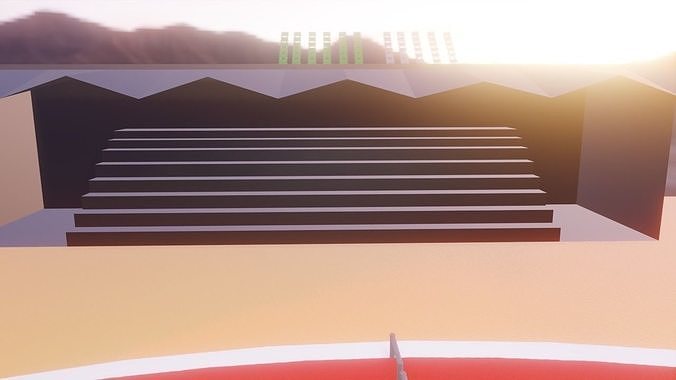 Sports ground 3D model animated | CGTrader