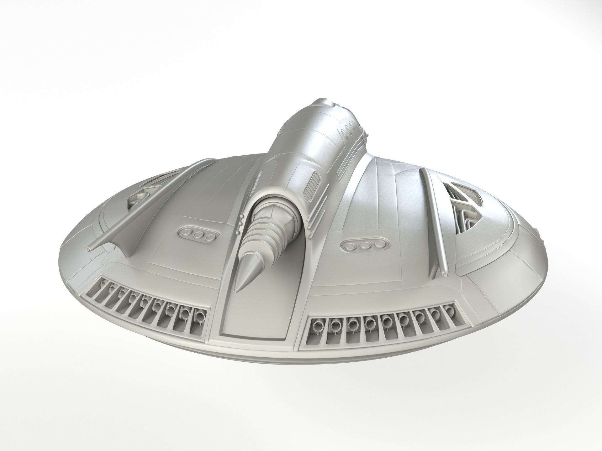 UFO Fallout 3D model 3D printable | CGTrader