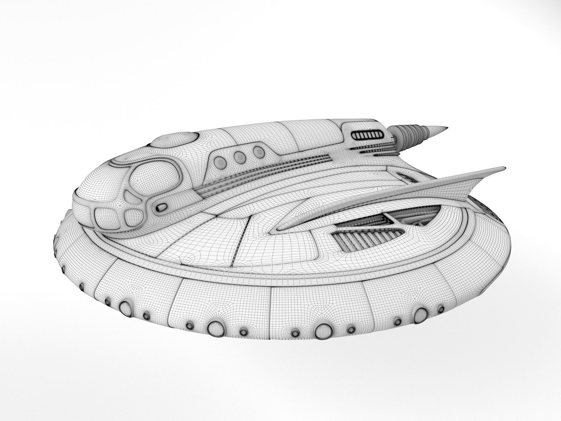 UFO Fallout 3D model 3D printable | CGTrader