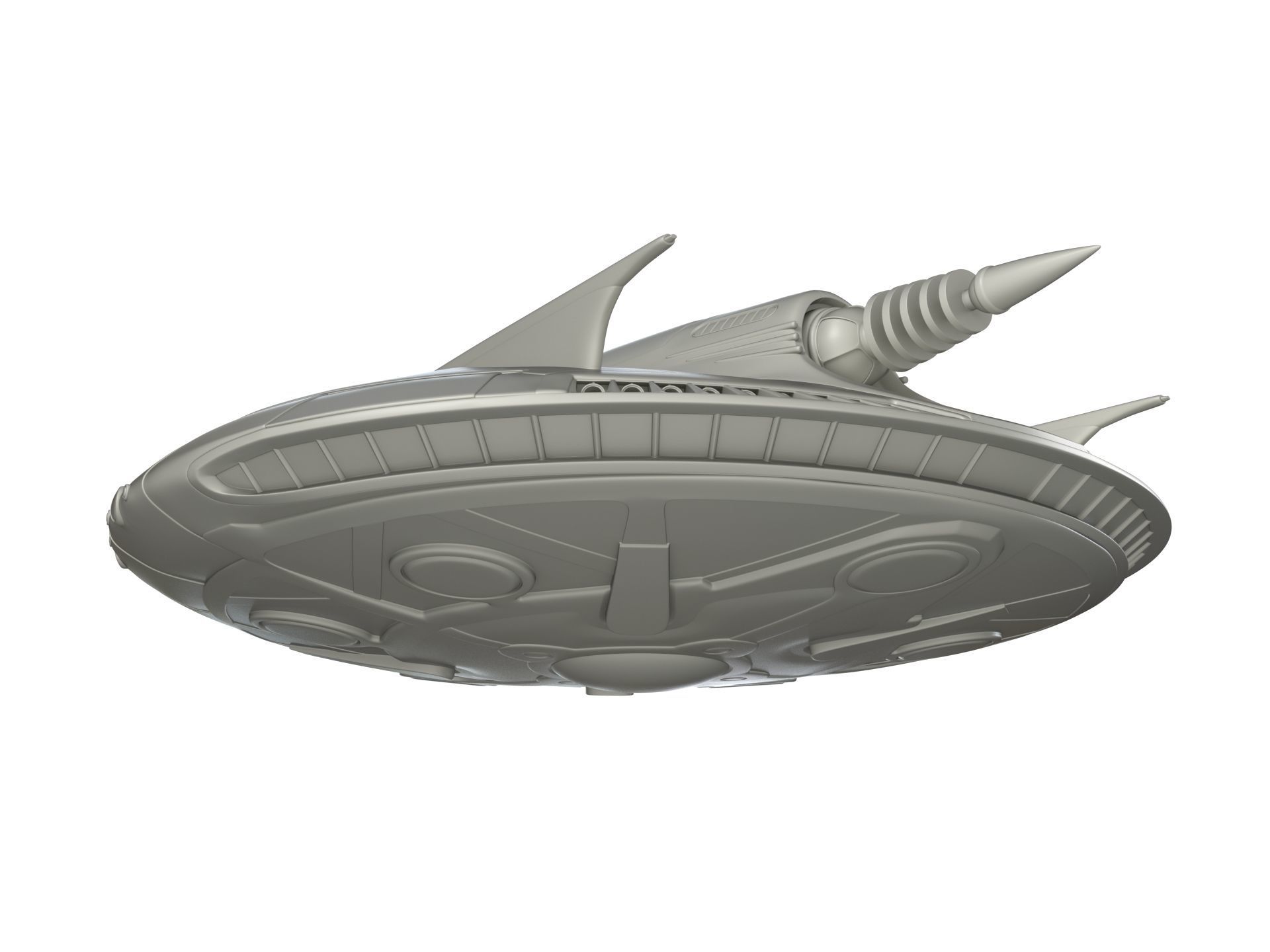 UFO Fallout 3D model 3D printable | CGTrader