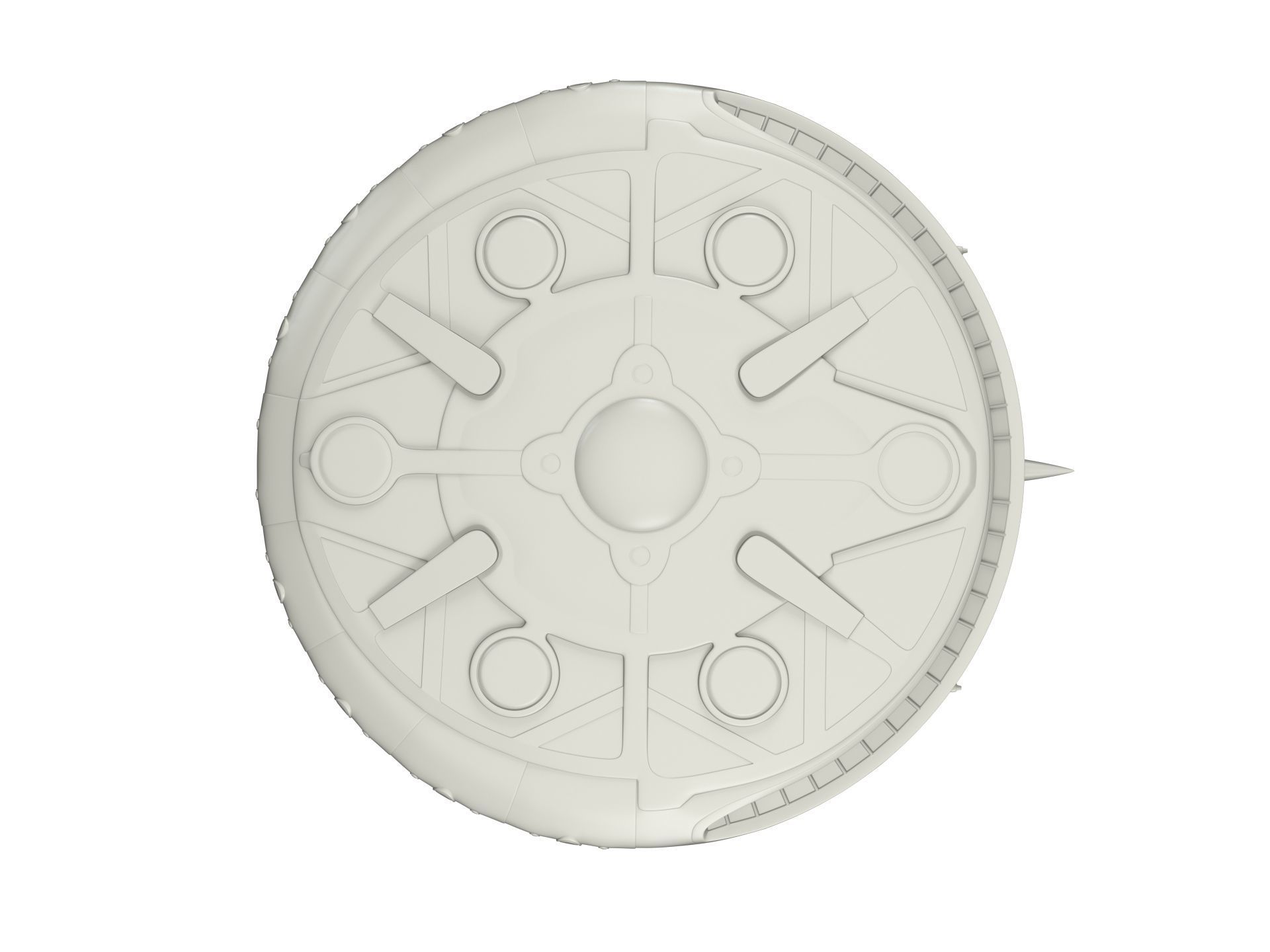 UFO Fallout 3D model 3D printable | CGTrader