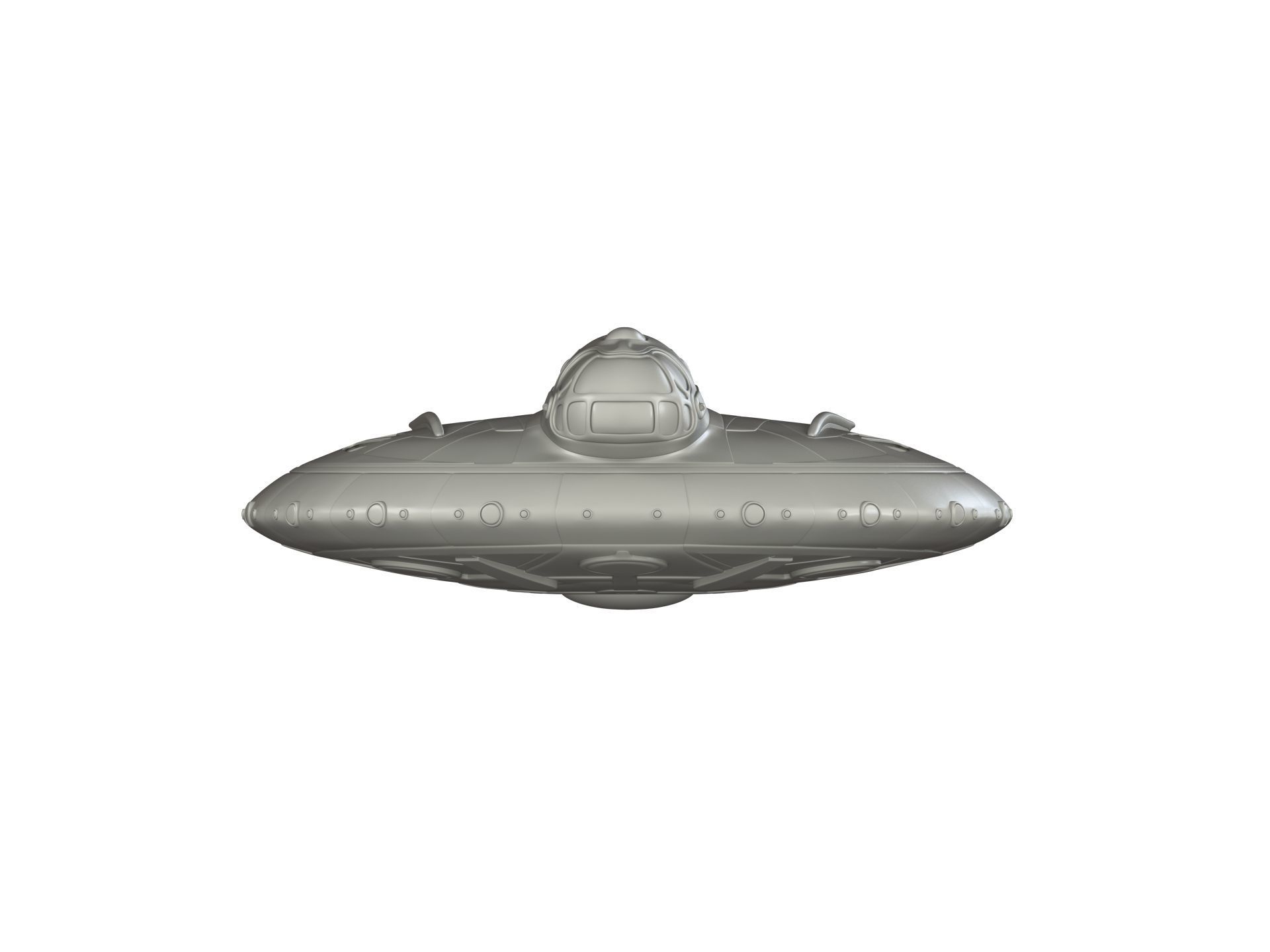 UFO Fallout 3D model 3D printable | CGTrader