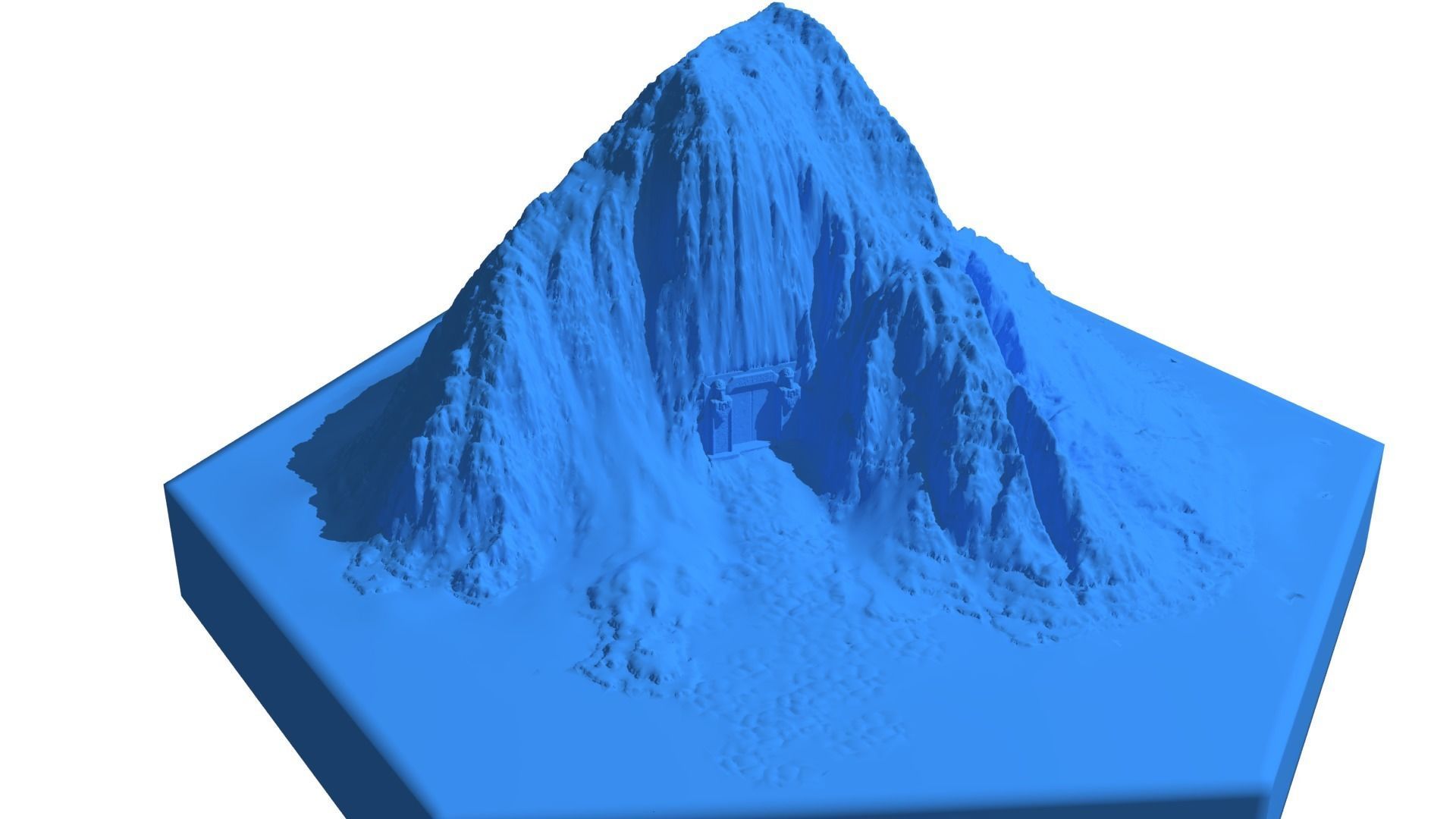 Hexagonal map 3D model | CGTrader