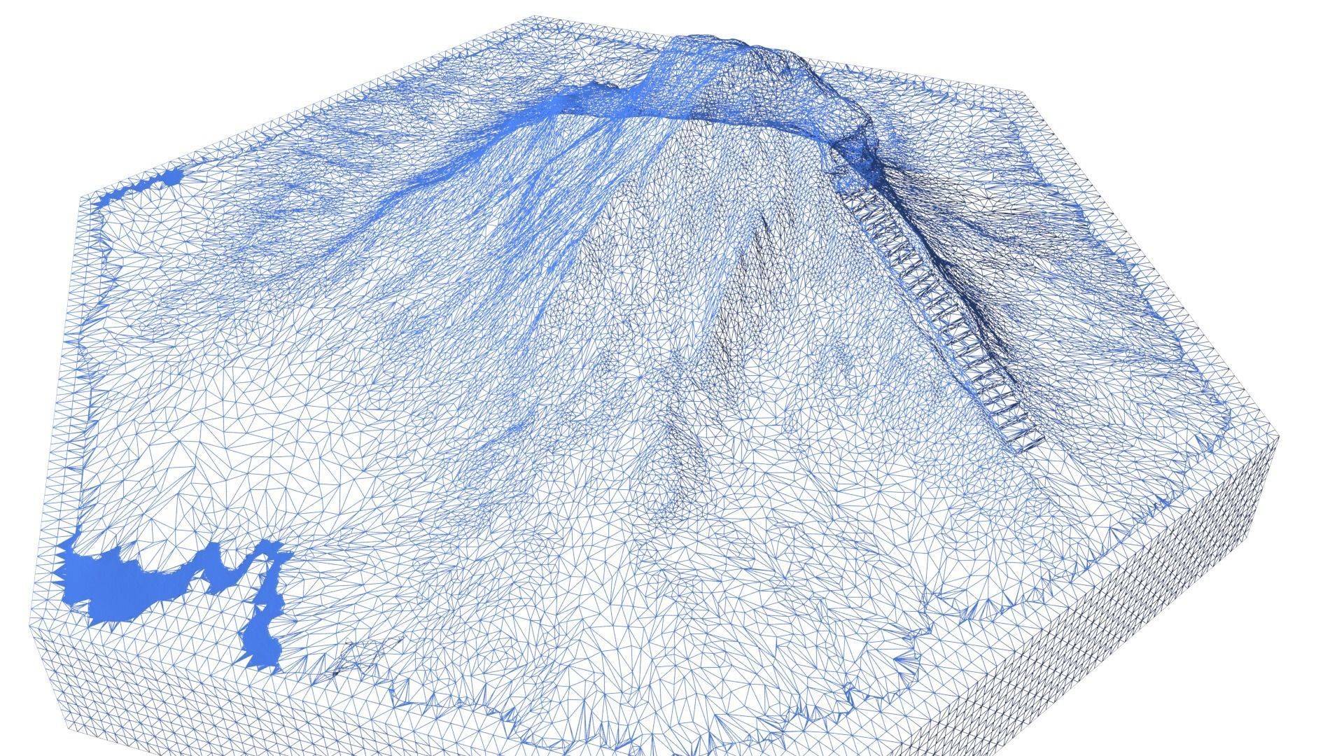 Hexagonal map 3D model | CGTrader