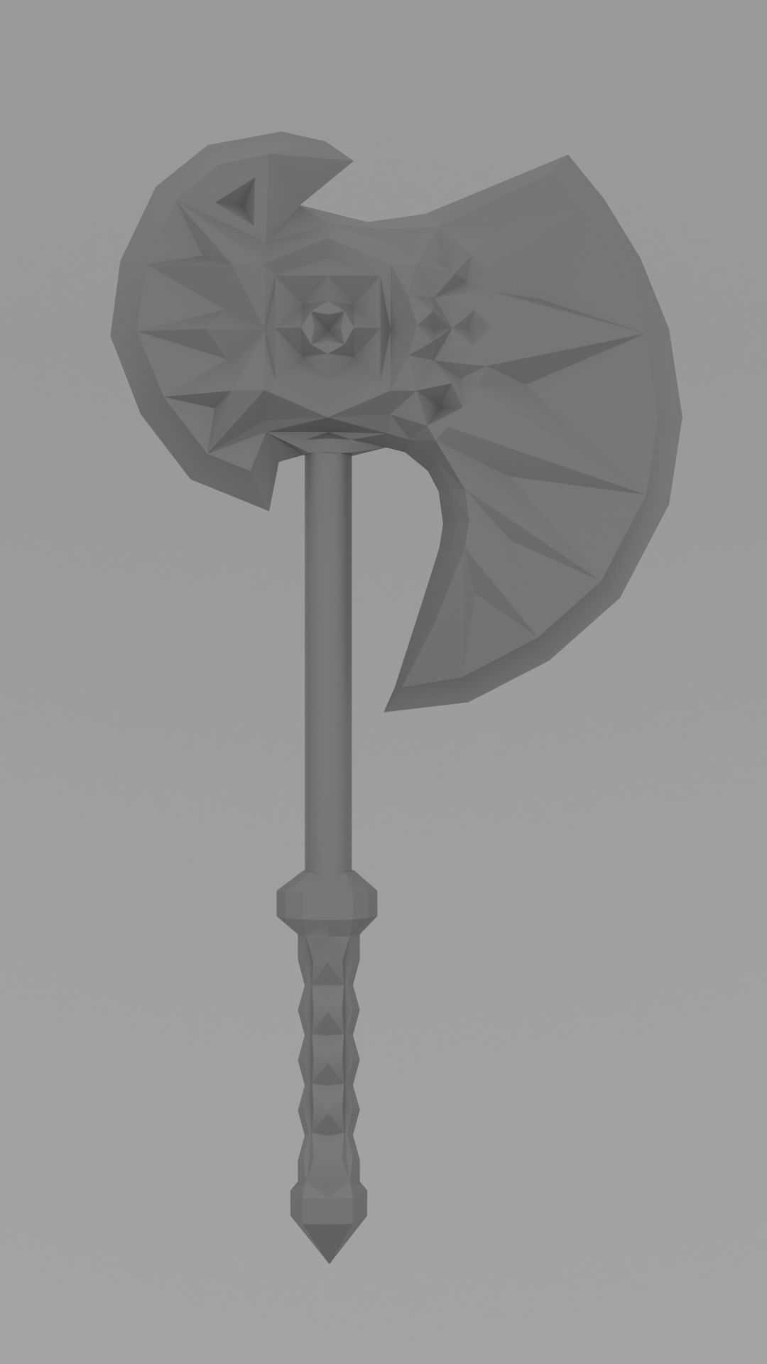 3D model Crystal axe VR / AR / low-poly | CGTrader