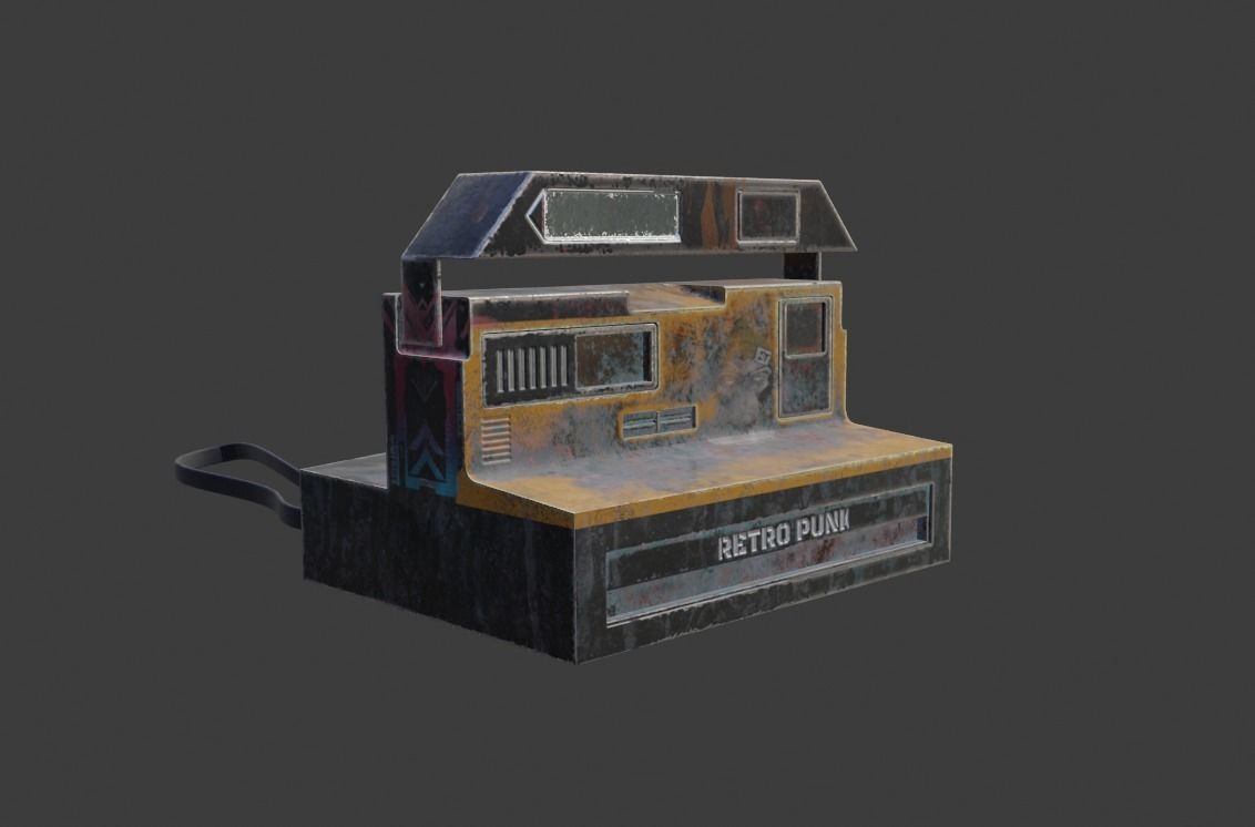 3D model Cyberpunk Retro Camera VR / AR / low-poly | CGTrader