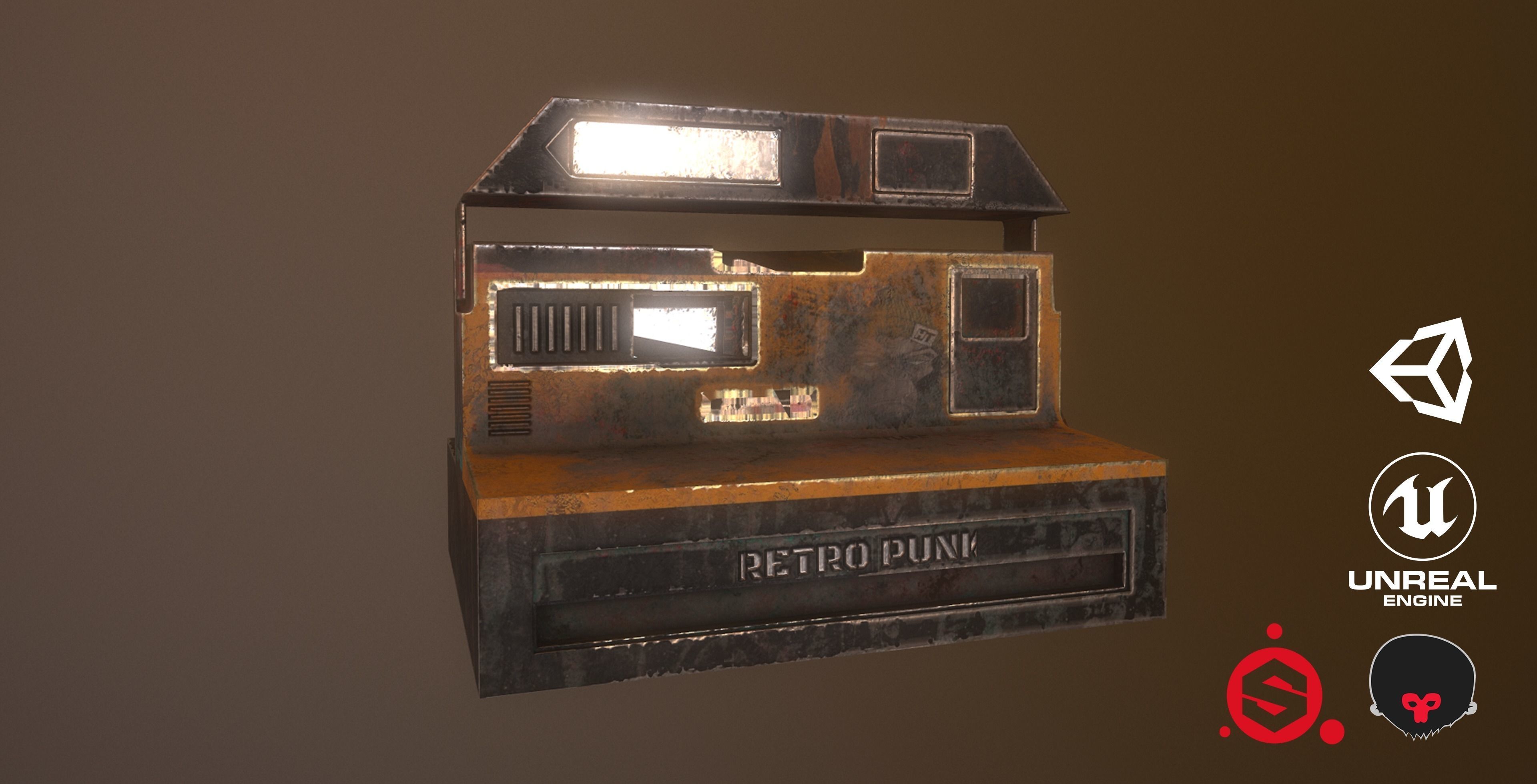 3D model Cyberpunk Retro Camera VR / AR / low-poly | CGTrader