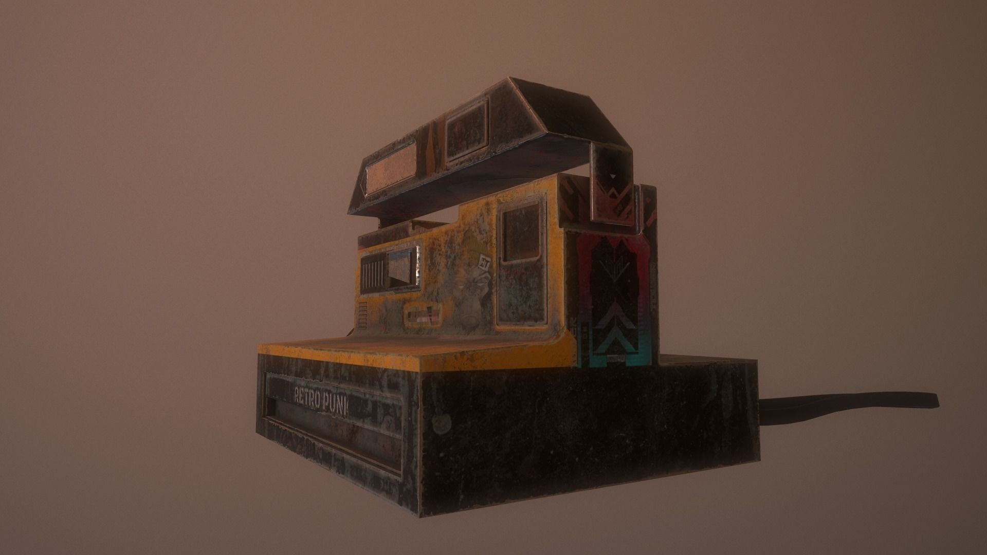 3D model Cyberpunk Retro Camera VR / AR / low-poly | CGTrader