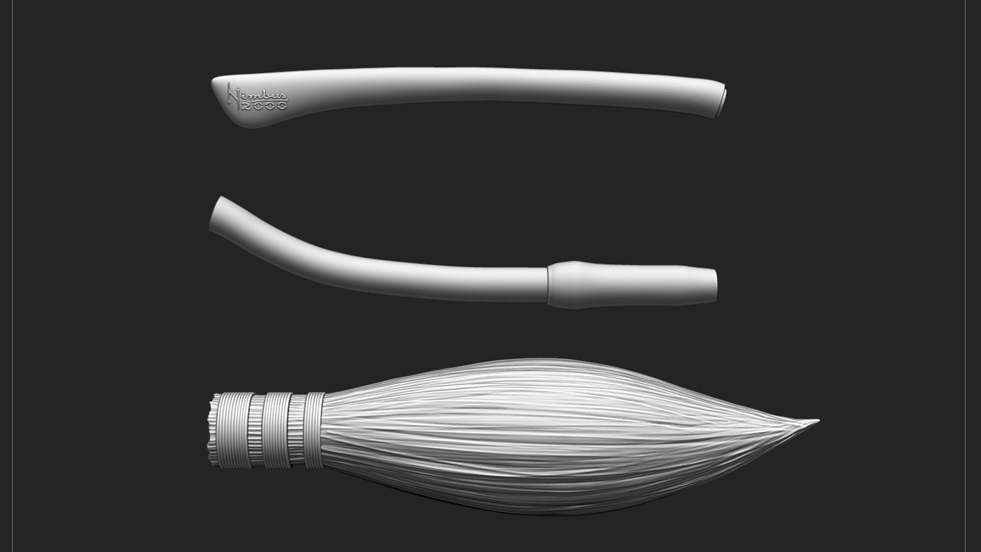 NIMBUS 2000 BOLiGRAFO 3D model 3D printable | CGTrader