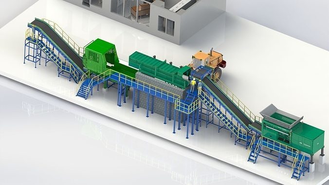 Fuel Handling System Plant 3D model | CGTrader