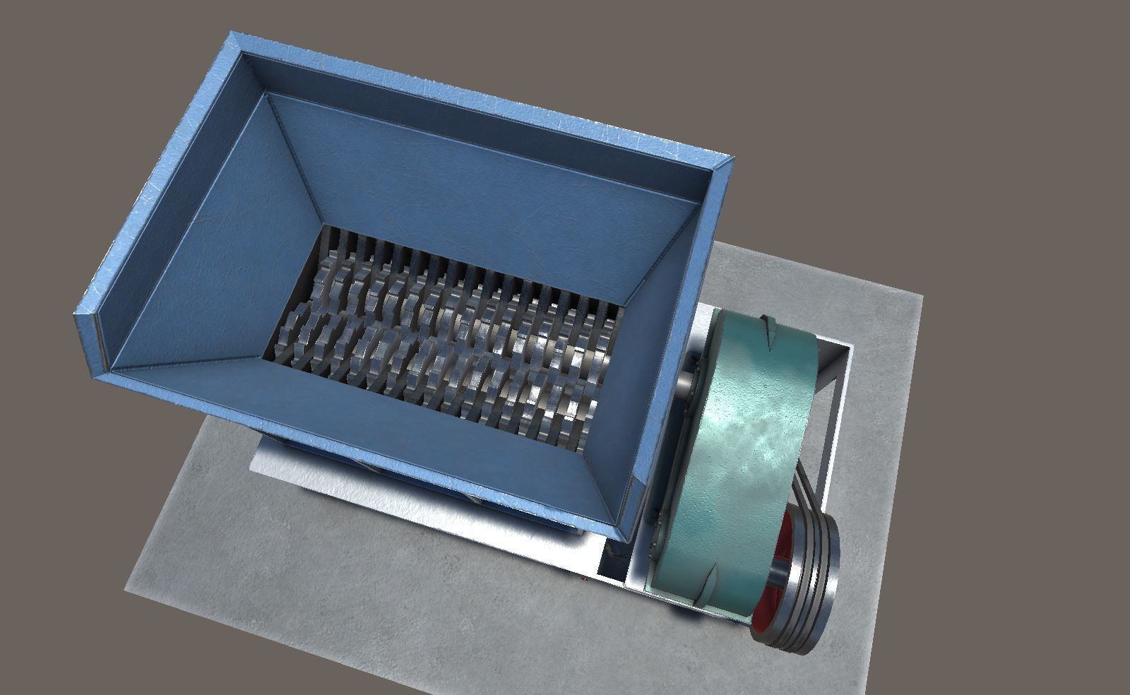 3D model Metal Shredder animated VR / AR / low-poly animated | CGTrader