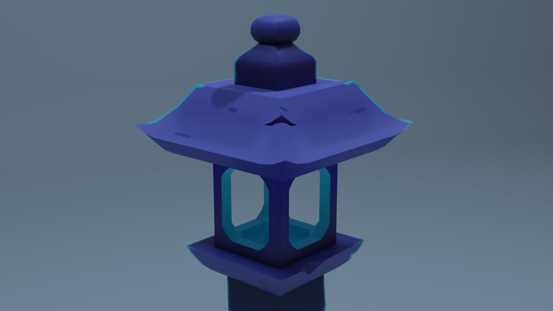 3D model Lamp post stylized VR / AR / low-poly | CGTrader