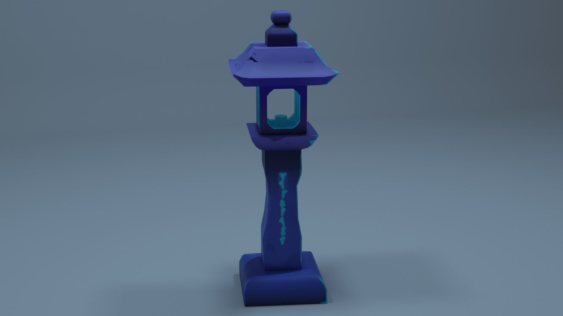 3D model Lamp post stylized VR / AR / low-poly | CGTrader