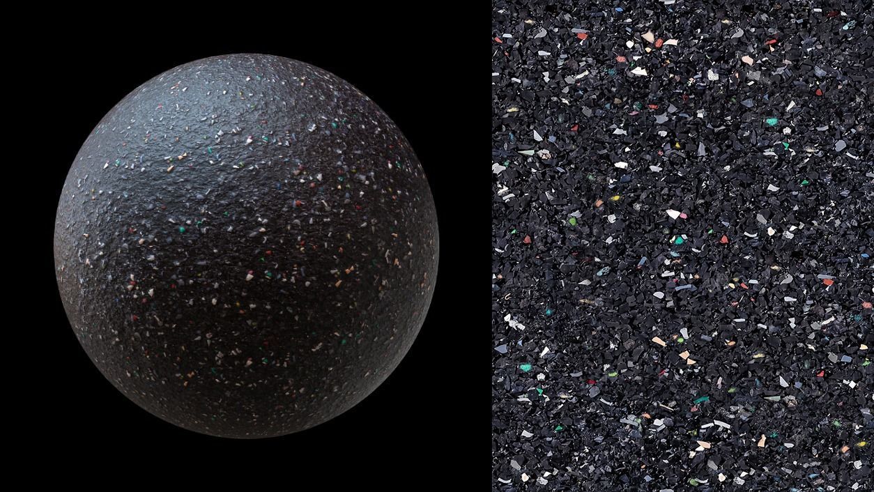 2k seamless recycled rubber mat Texture | CGTrader
