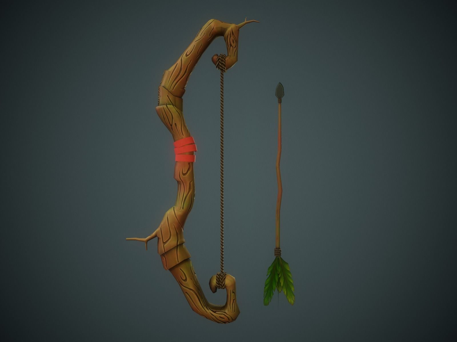 3D model Stylized Bow VR / AR / low-poly | CGTrader