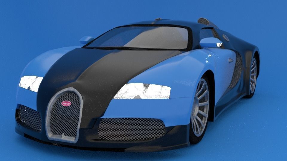 Bugatti Veyron free 3D model rigged | CGTrader