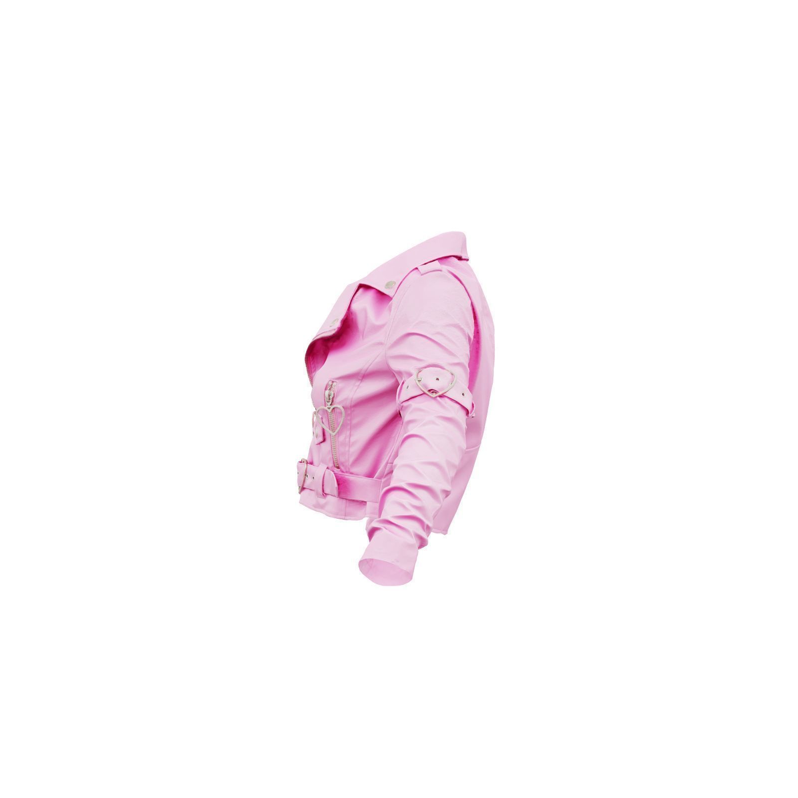 DOLLSKILL Zipper Hearts Vinyl Jacket 3D model | CGTrader