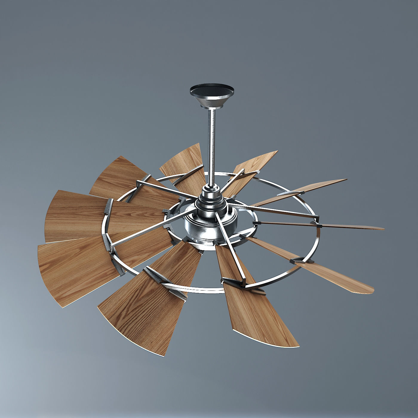 Outdoor ceiling fan Windmill 52 inches 3D model | CGTrader